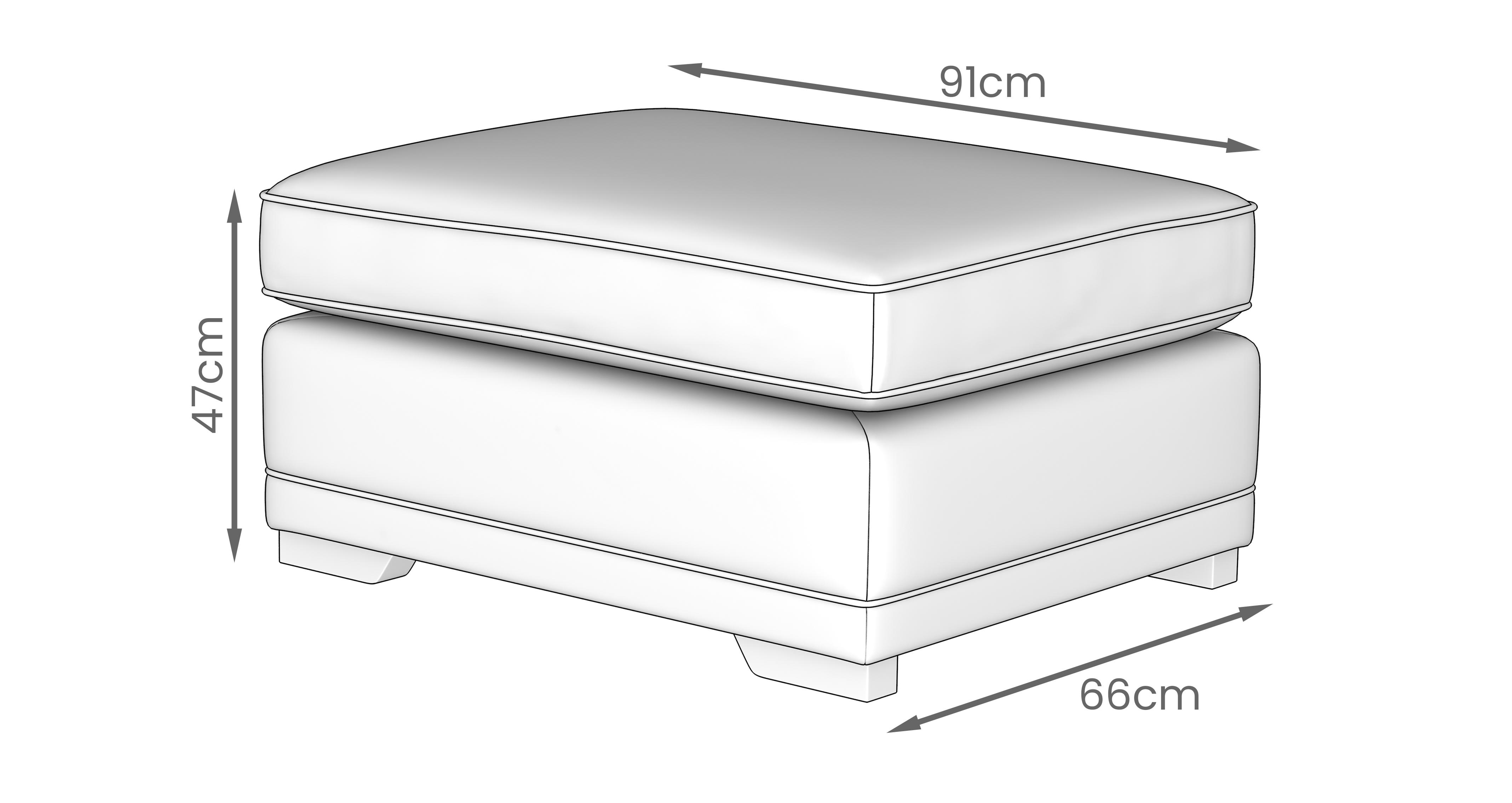Orka Small Footstool | DFS