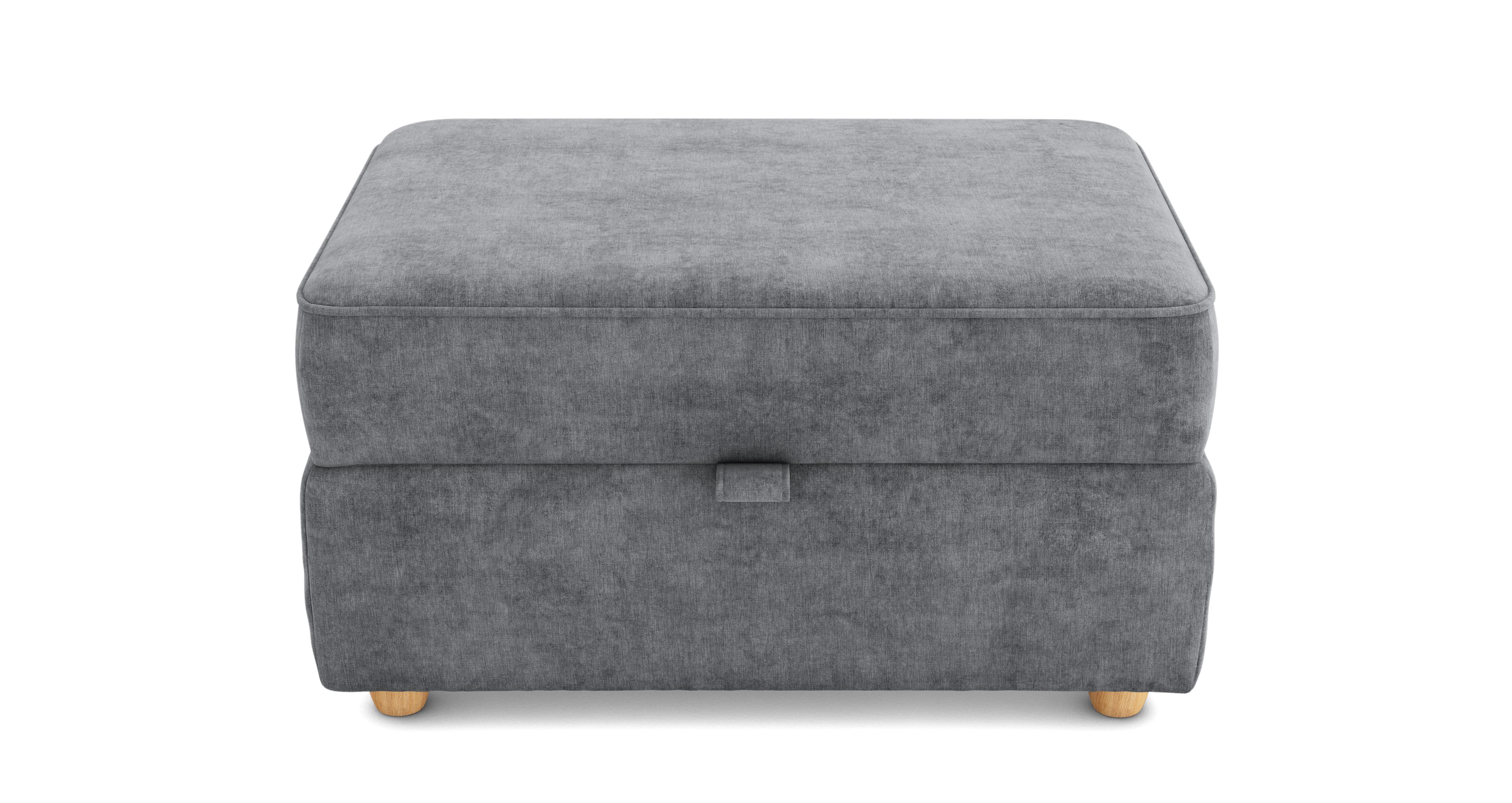 Orka Non Quilted Large Storage Footstool | DFS