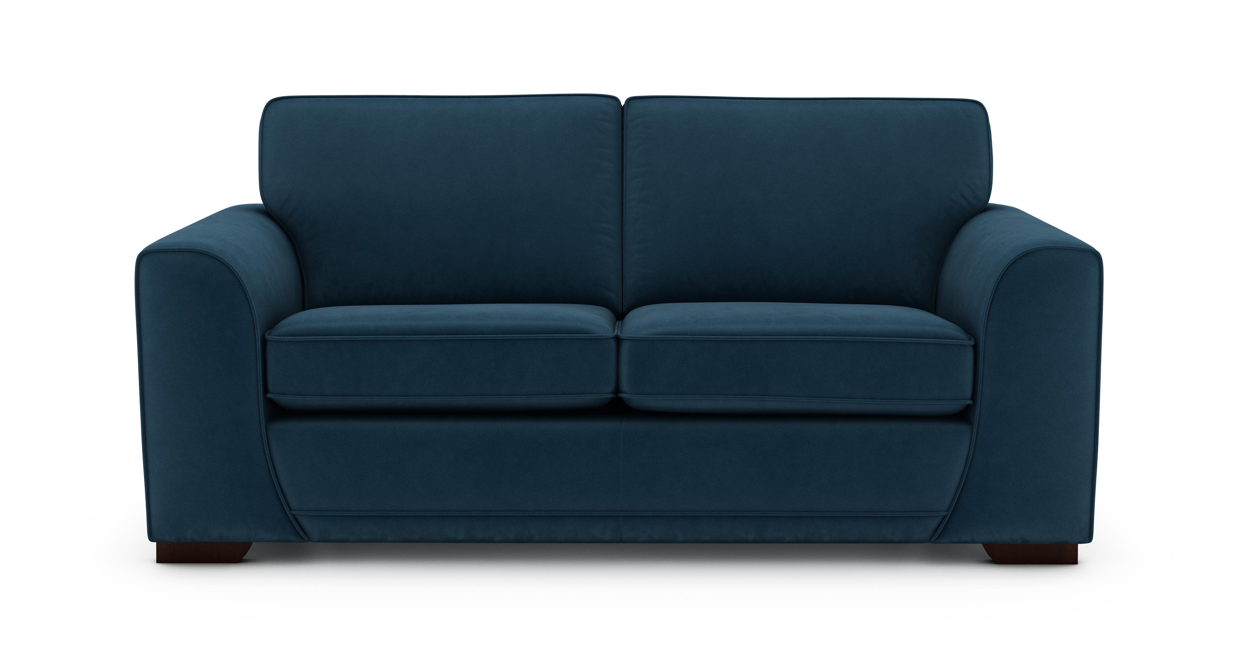 Orka Velvet Non Quilted Large 2 Seater Sofa | DFS