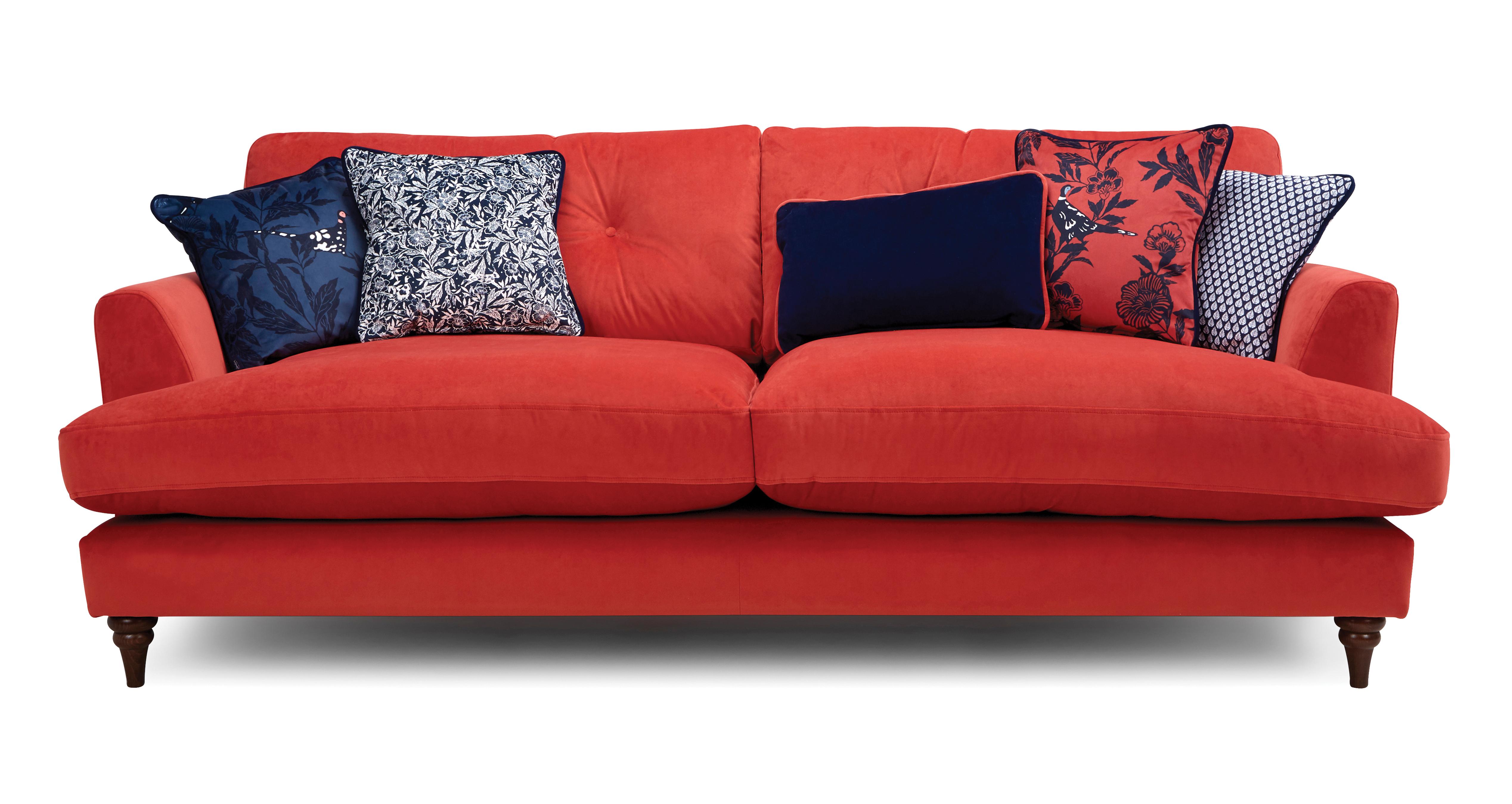 Patterdale Velvet 4 Seater Sofa | DFS