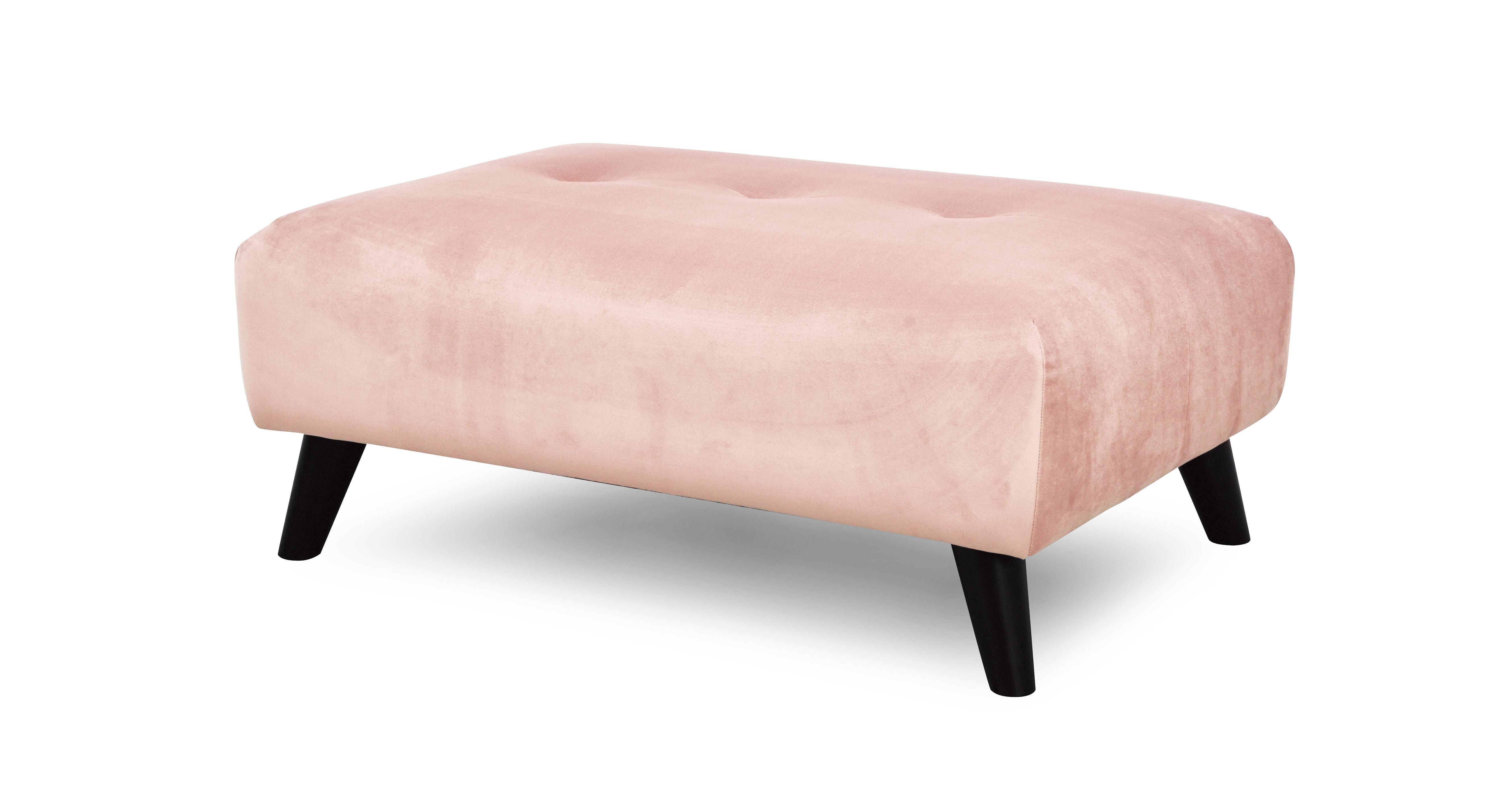 Penny Velvet Bench Stool | DFS