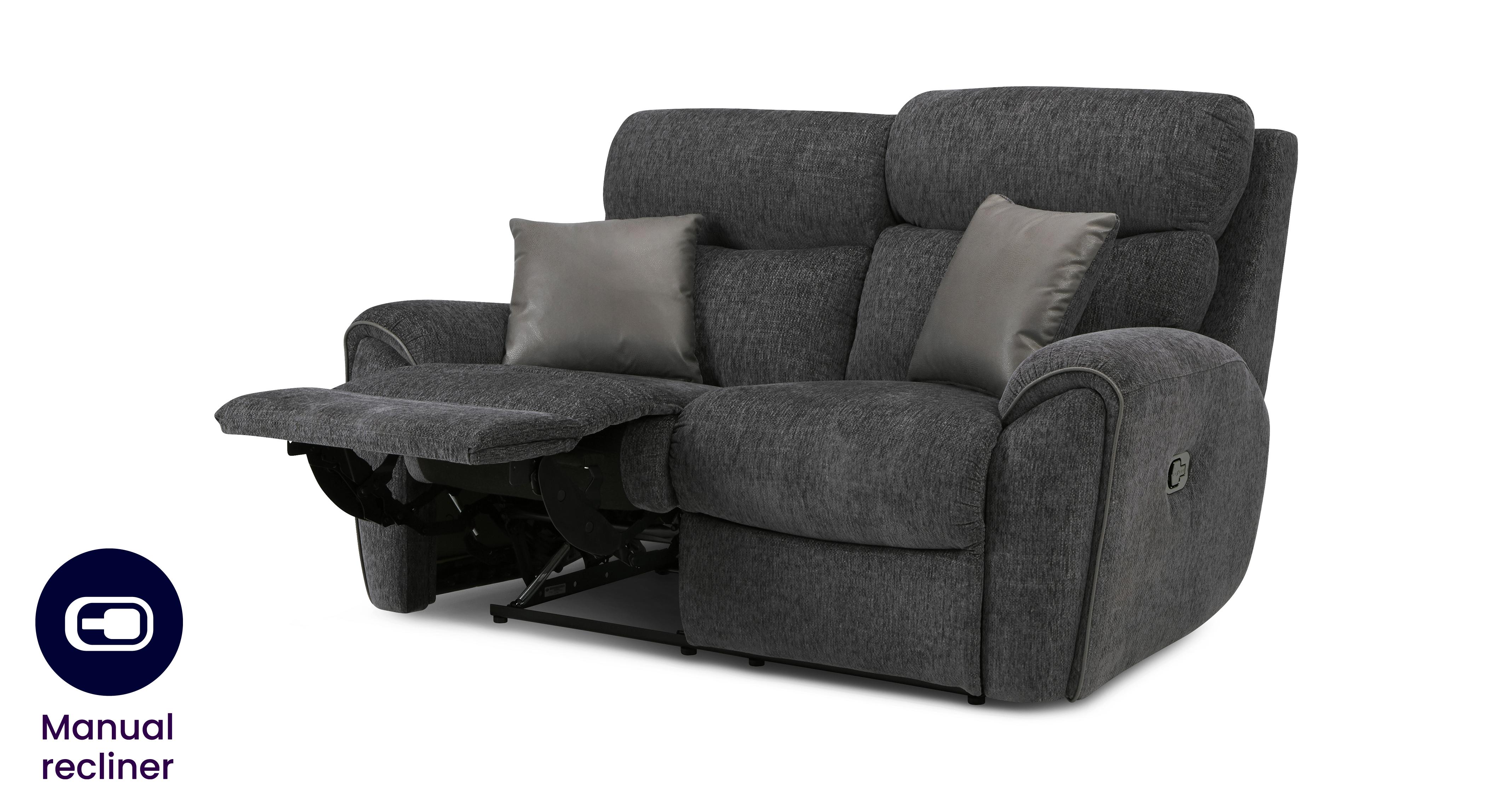 Pittsburgh 2 Seater Manual Recliner | DFS