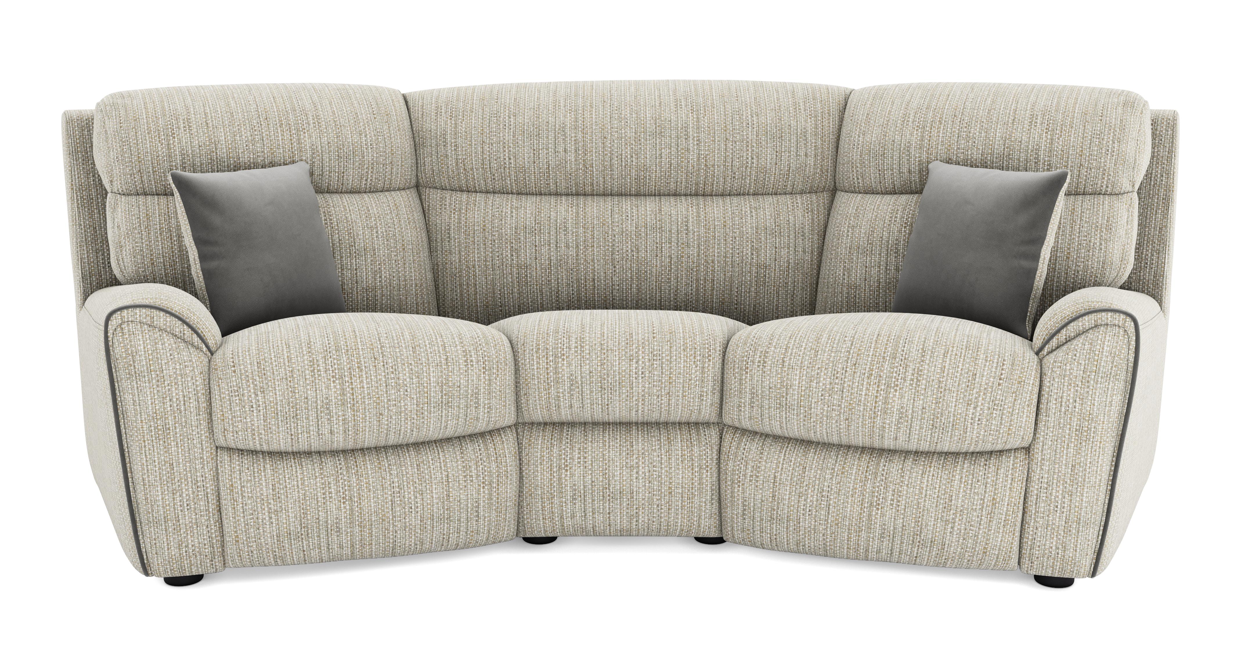 Pittsburgh Small 4 Seater Curved Sofa | DFS