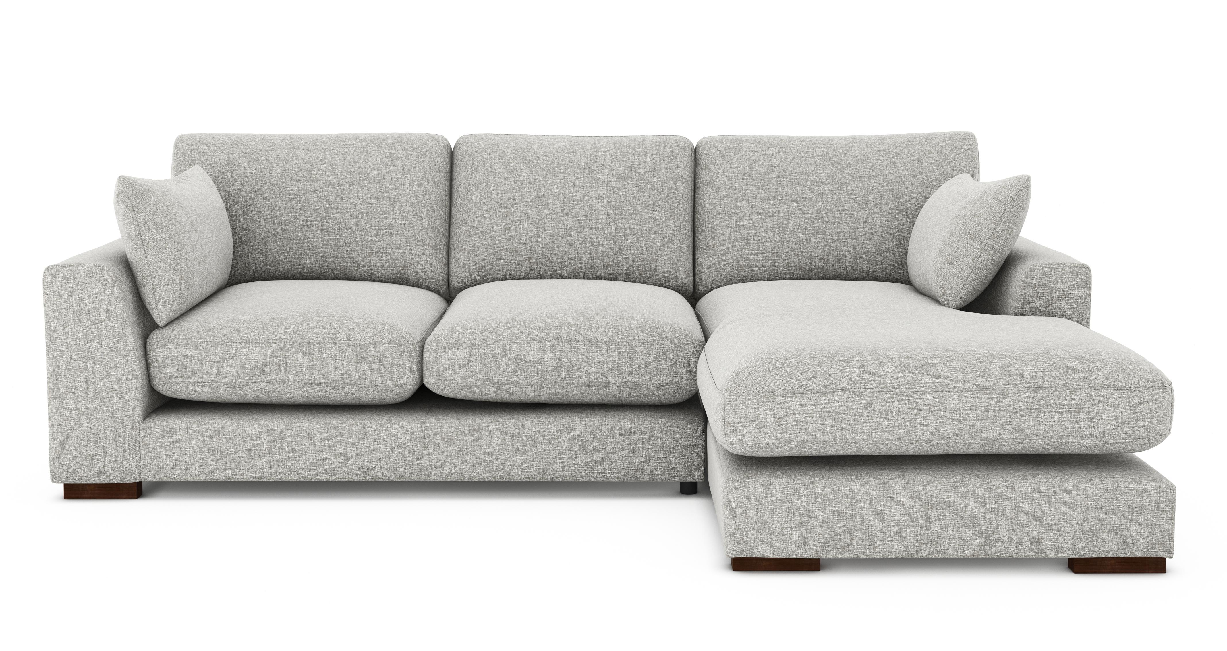 Plush Formal Back Right Hand Facing Large Chaise End Sofa | DFS