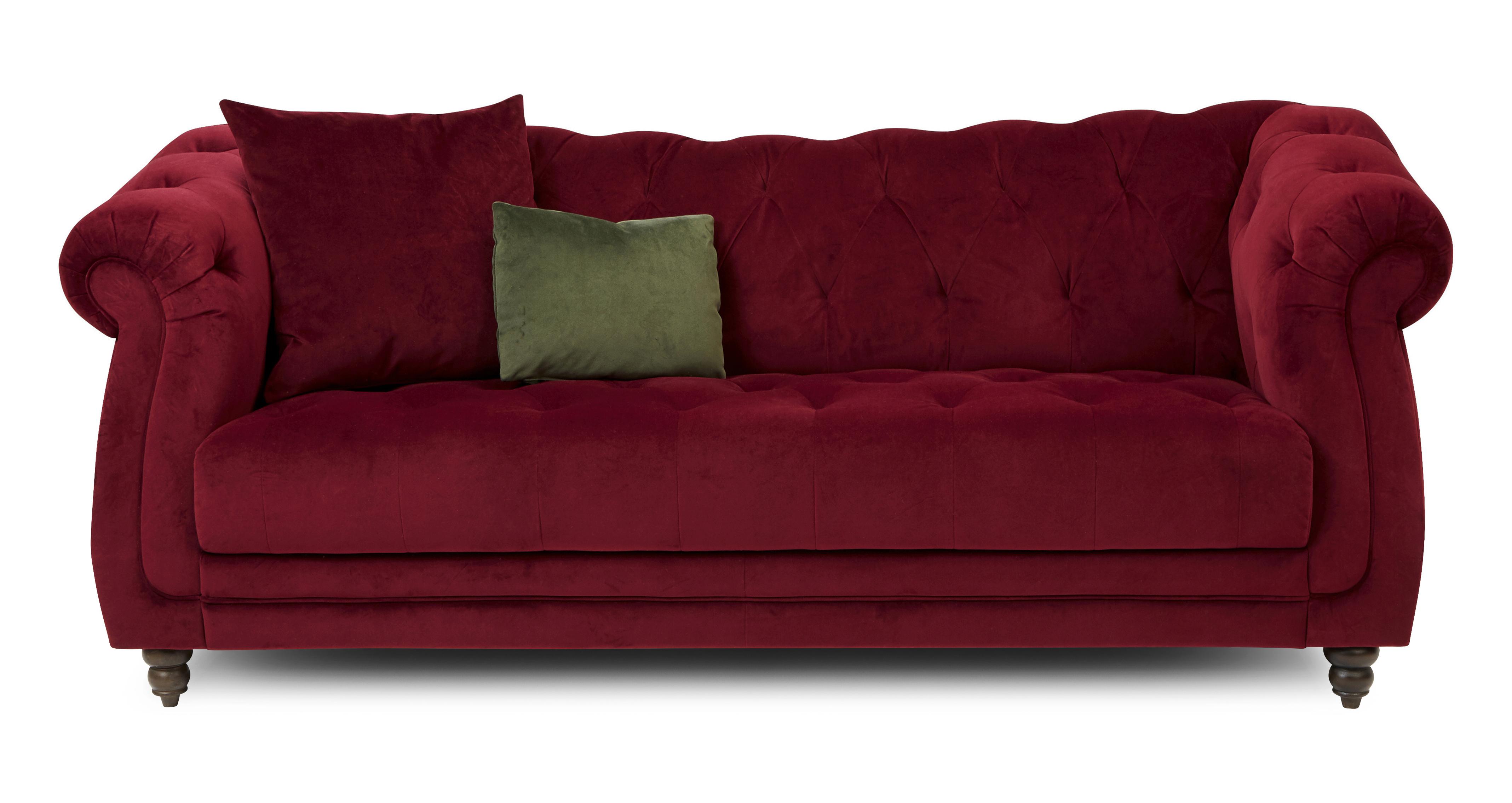 Regency Velvet 3 Seater Sofa | DFS