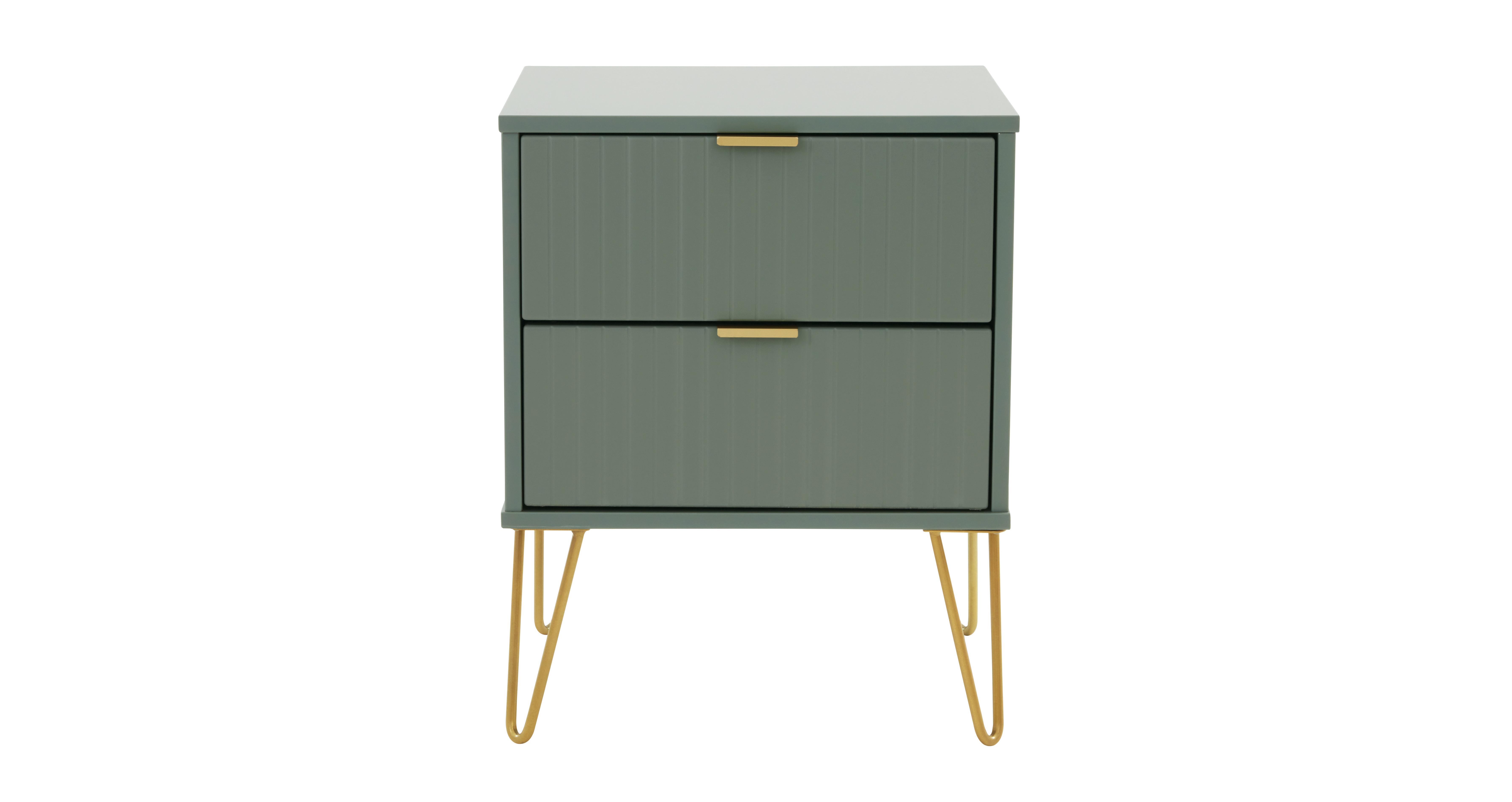 Riga 2 Drawer Bedside Cabinet DFS