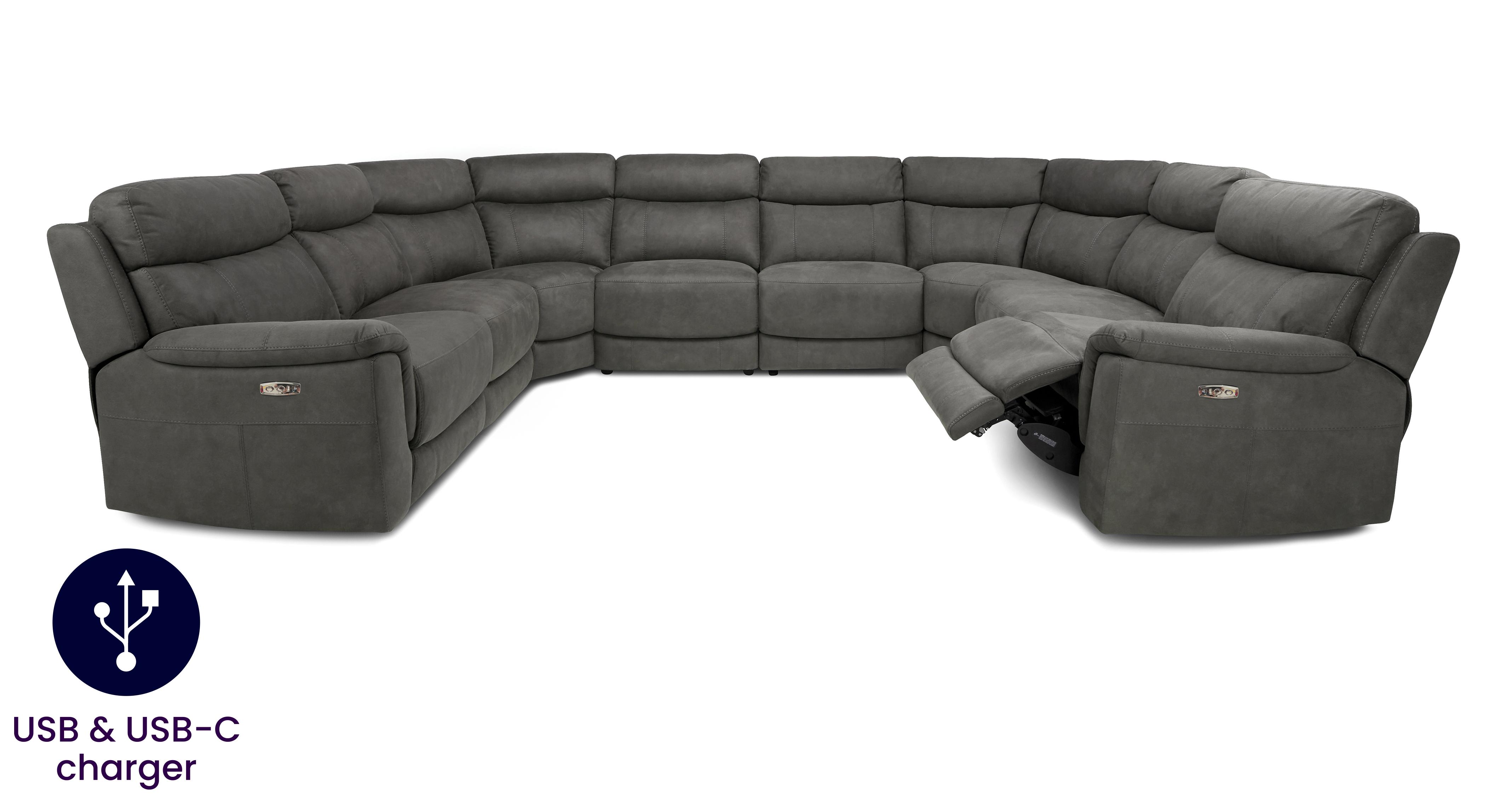 Dfs luther power corner sofa store