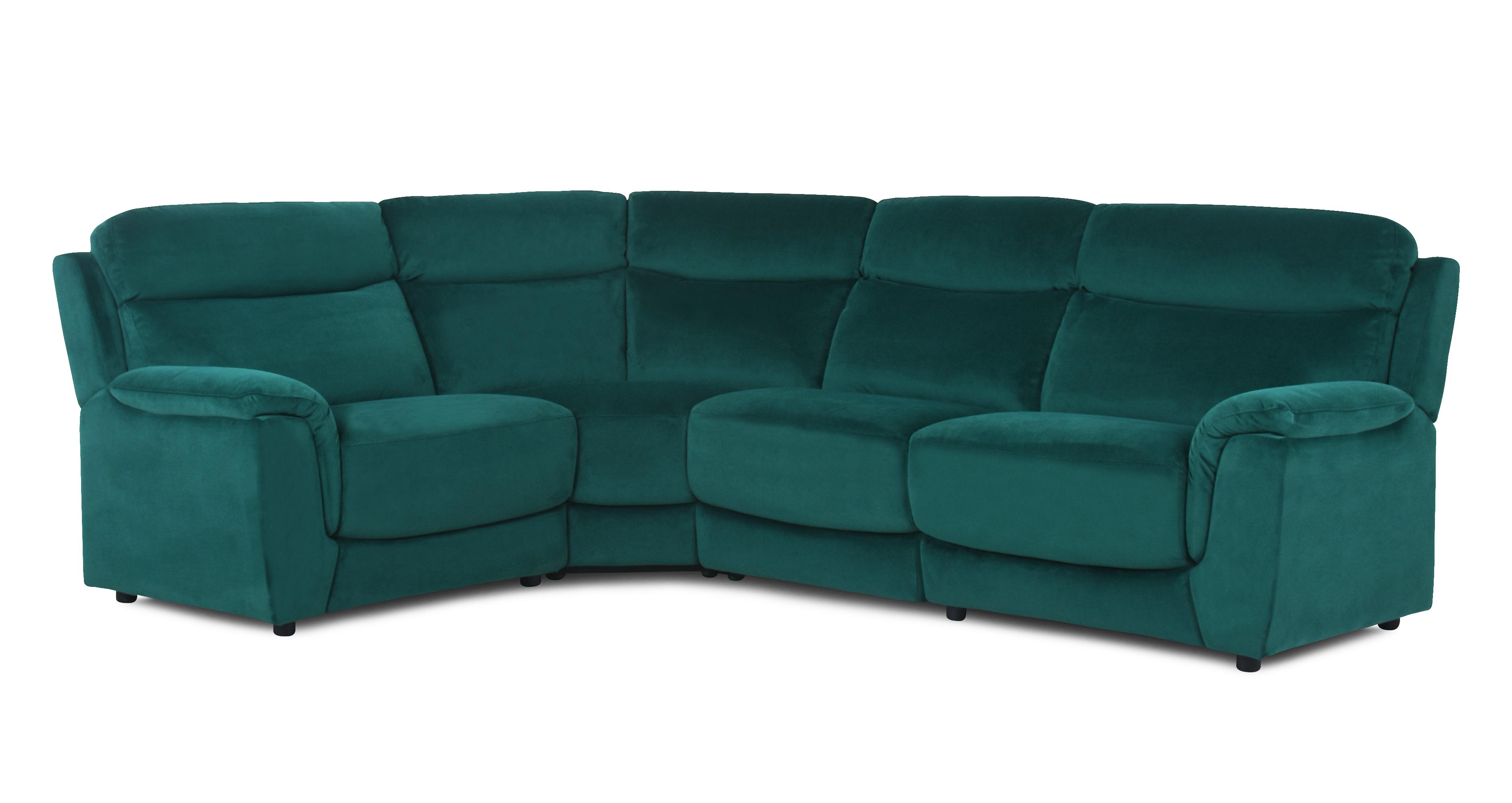 Ronan Velvet Option F Fixed Right Hand Facing 2 Corner 1 | DFS