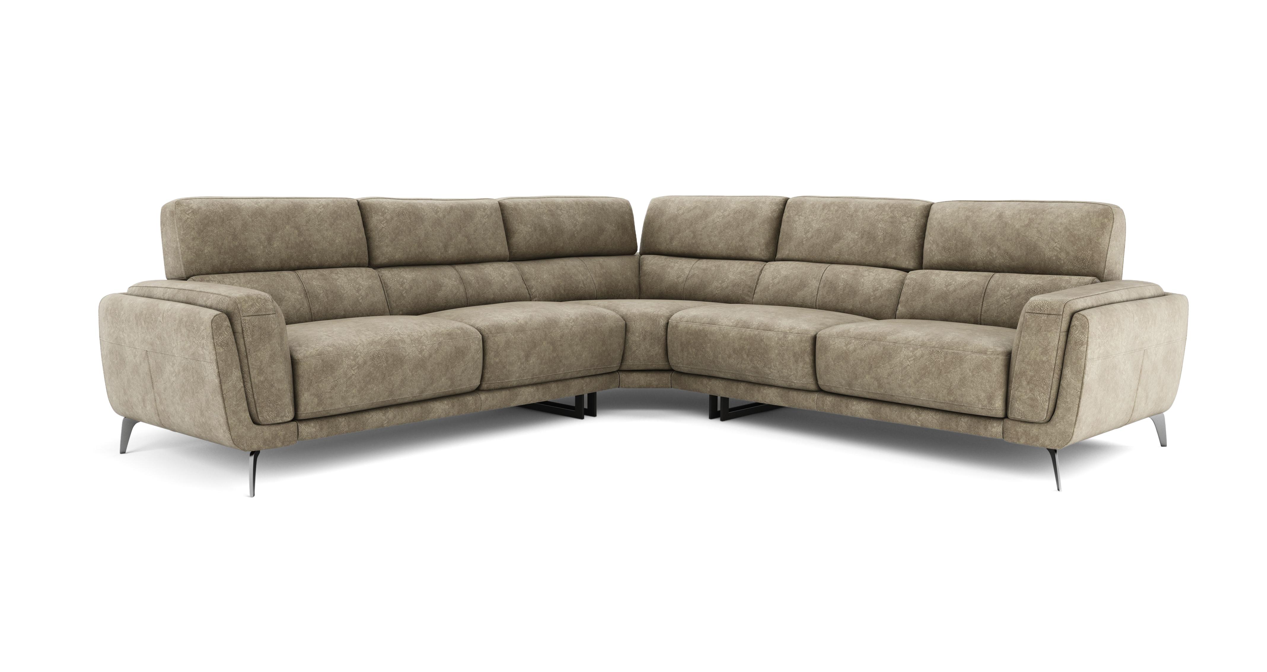 San Mateo Fabric Option A 2 Corner 2 Fixed Corner | DFS