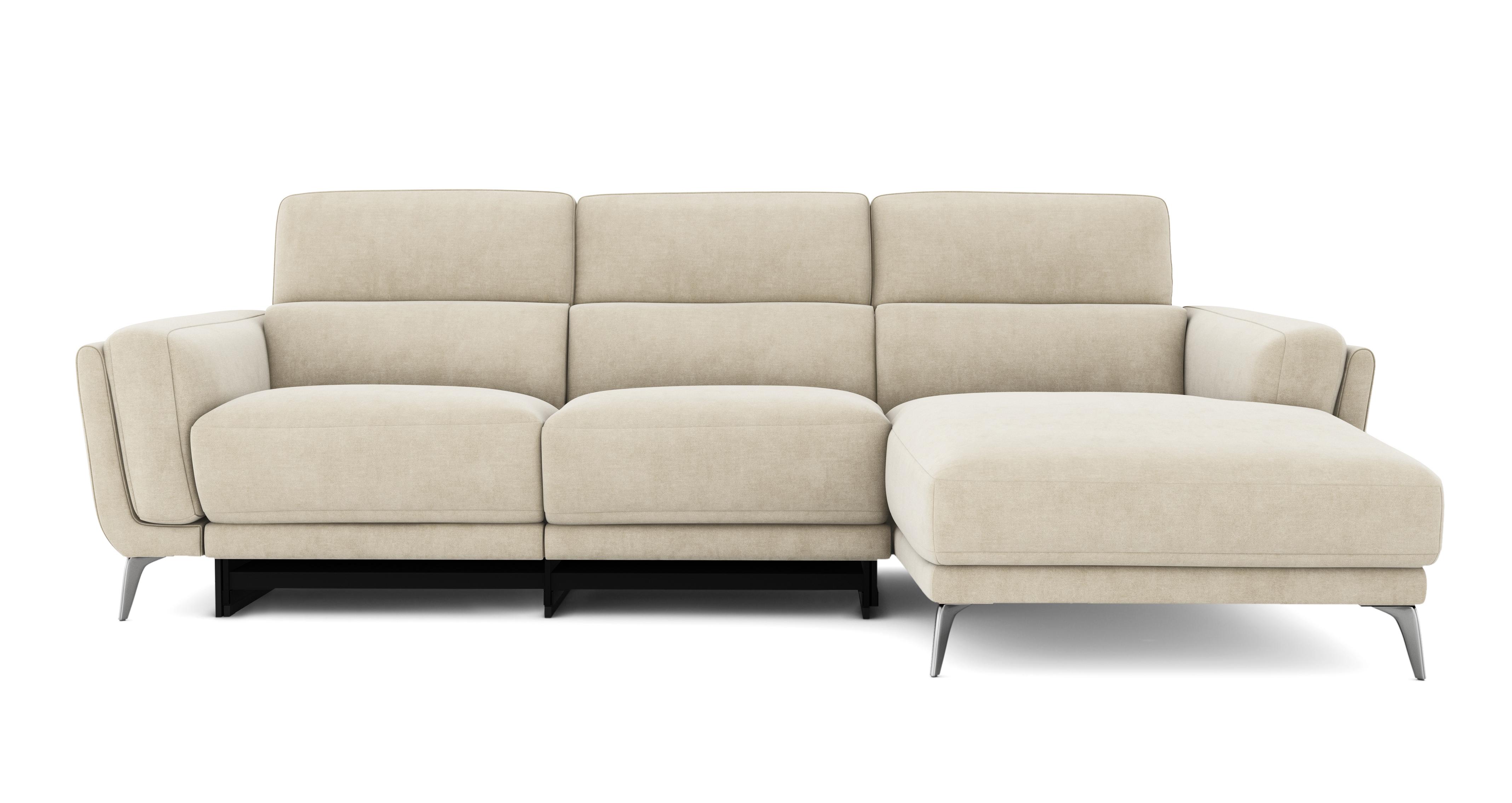 San Mateo Fabric Option P Right Hand Facing Power Plus 3 Seat Chaise ...