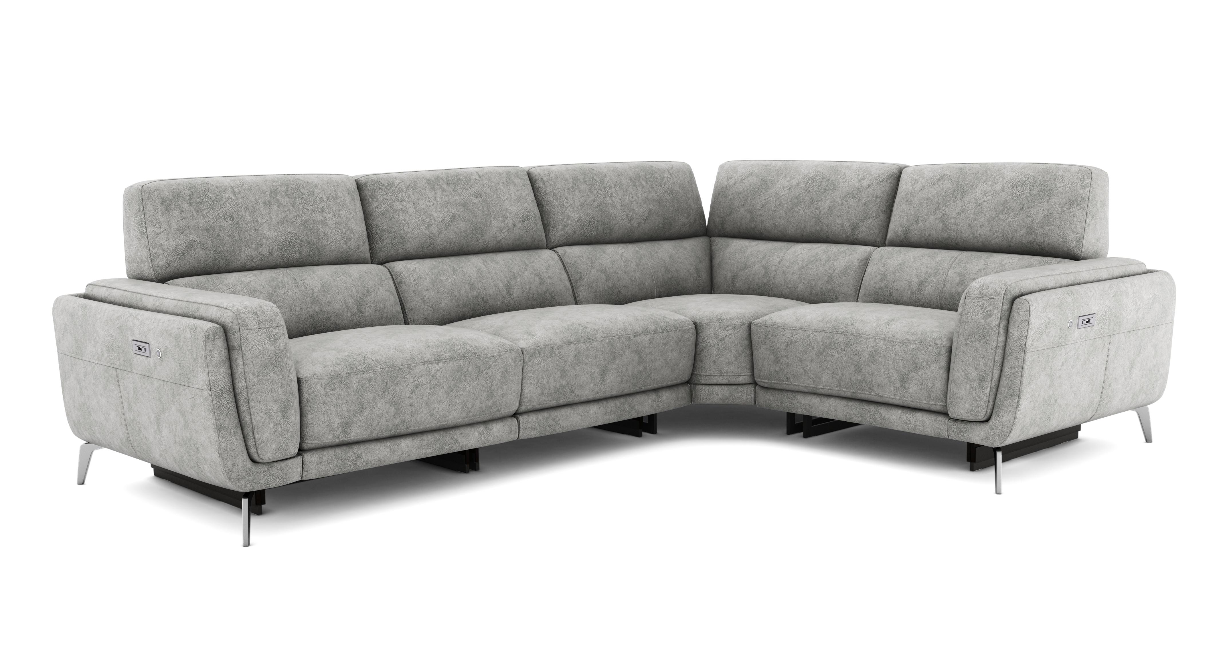 San Mateo Fabric Option S Left Hand Facing 2 Corner 1 Heated Power ...