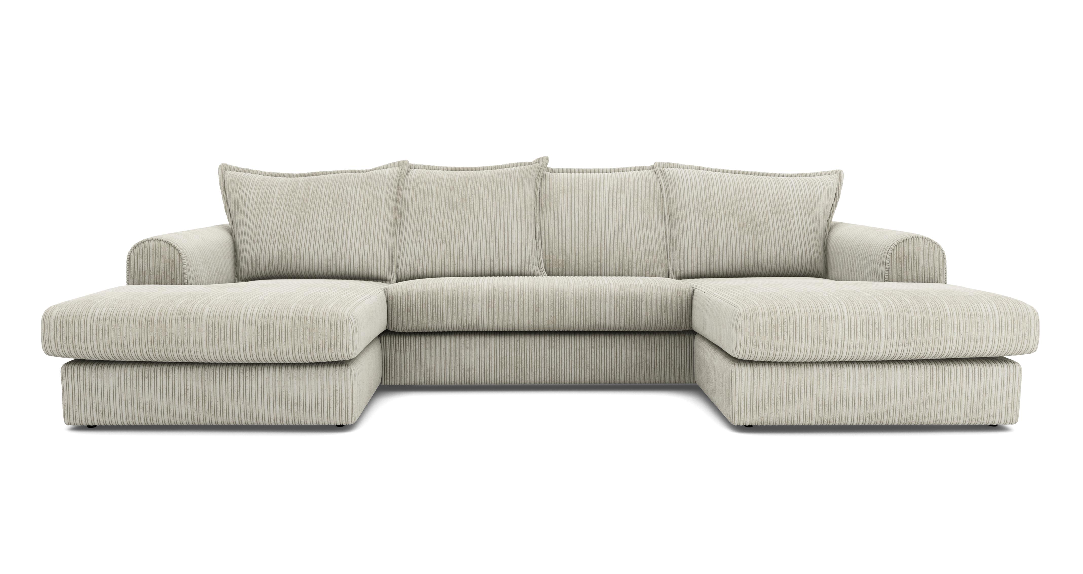 Serenis Large Double Ended Chaise Sofa | DFS