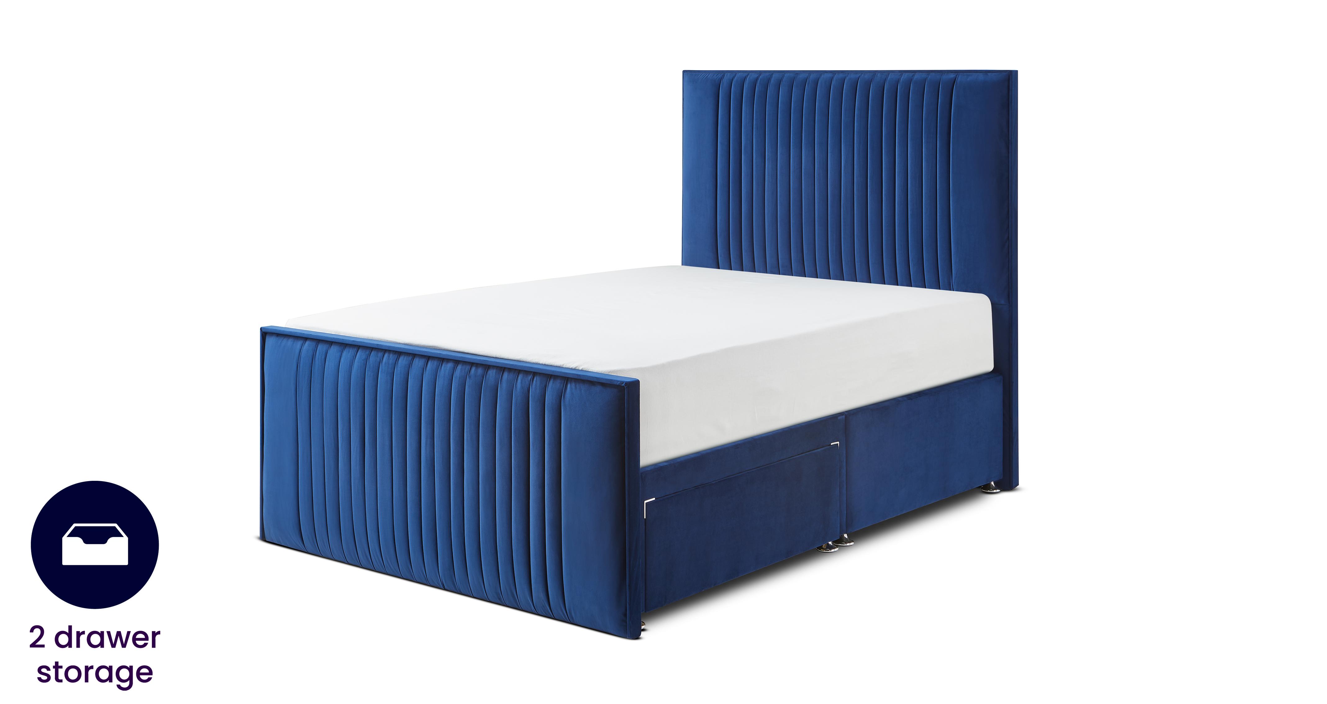 Skyla Double 2 Drawer Bedframe | DFS