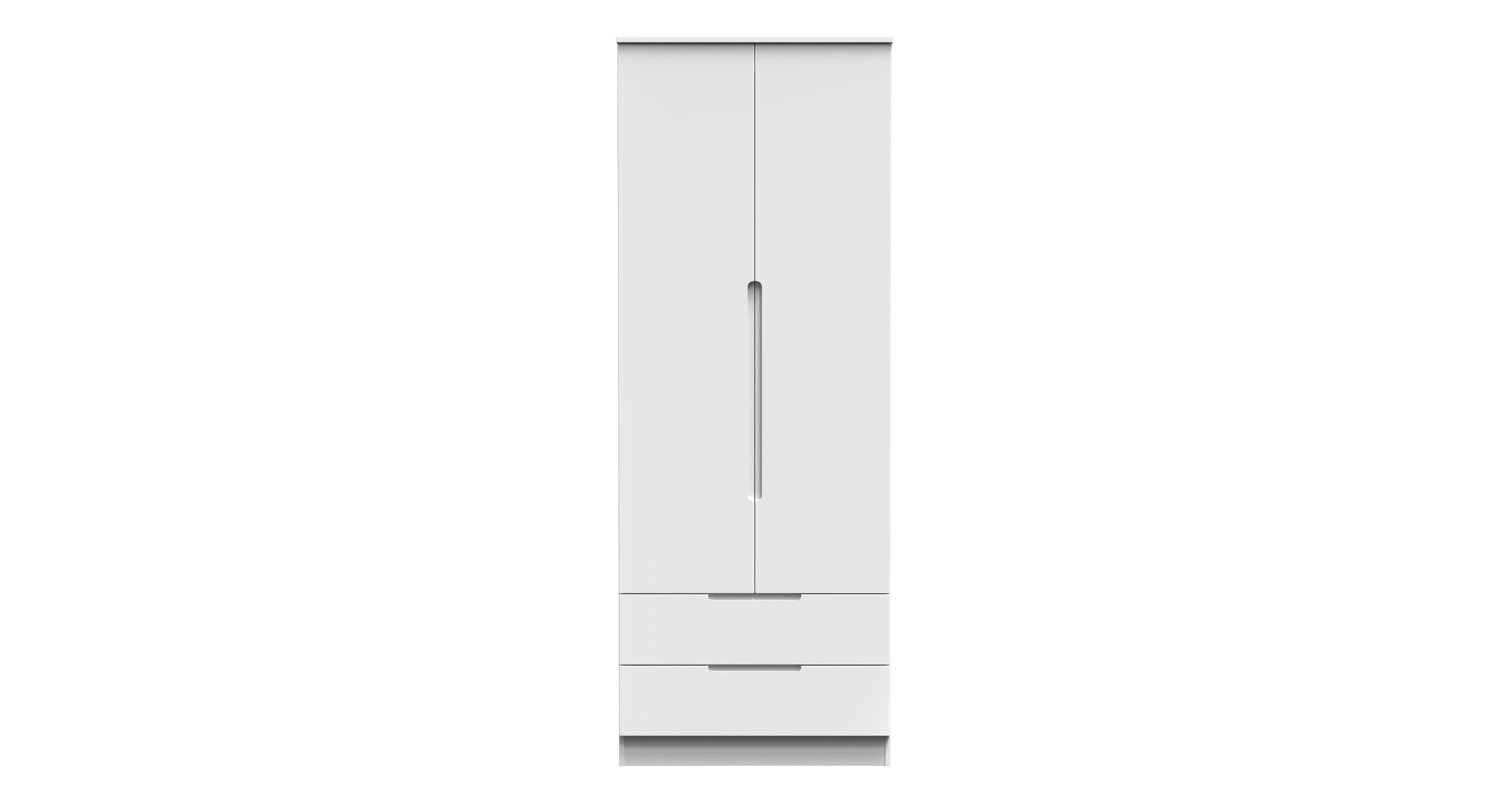 Slane Tall 2 Drawer Double Wardrobe | DFS