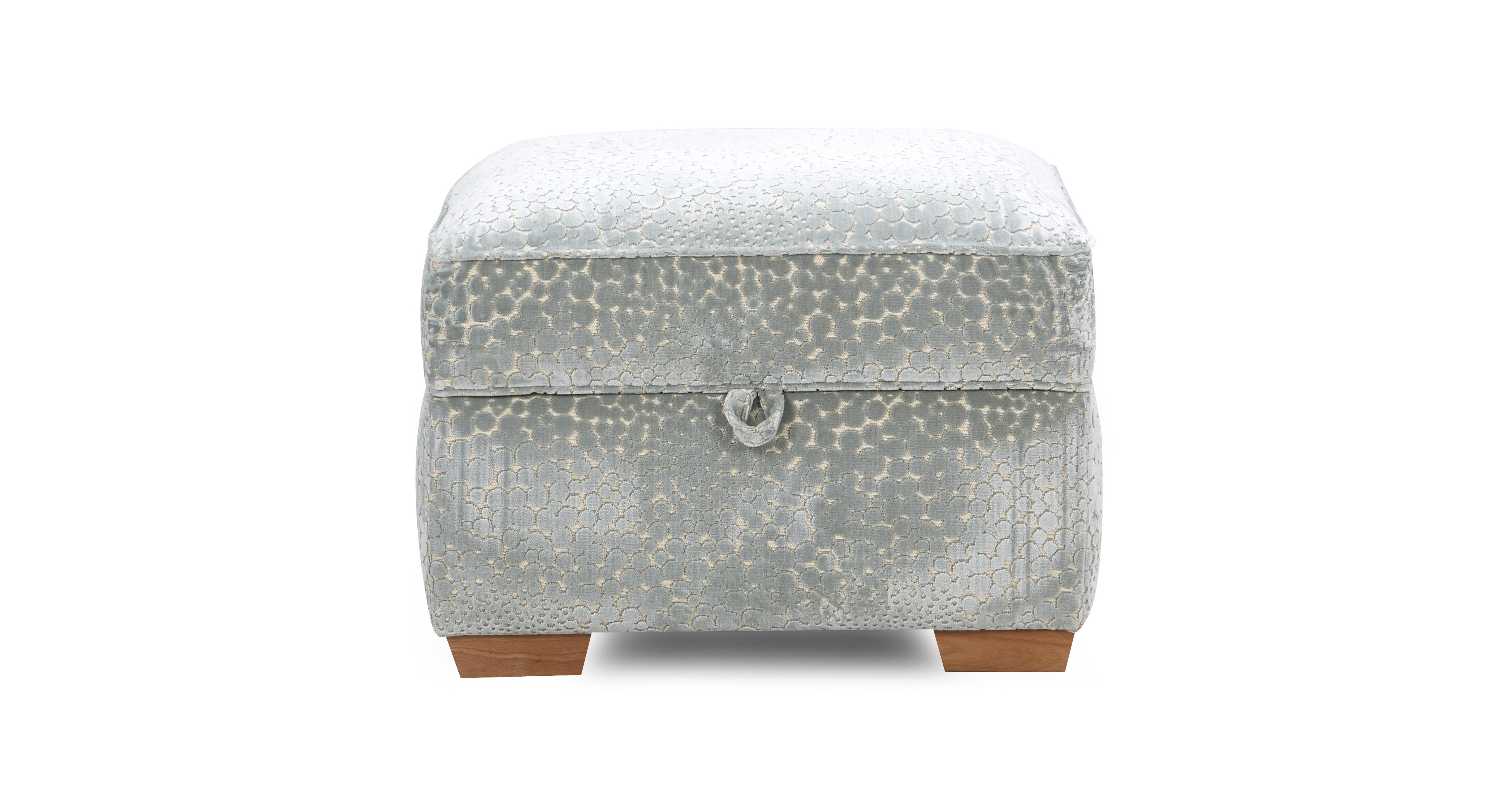 Sophia Pattern Storage Footstool | DFS