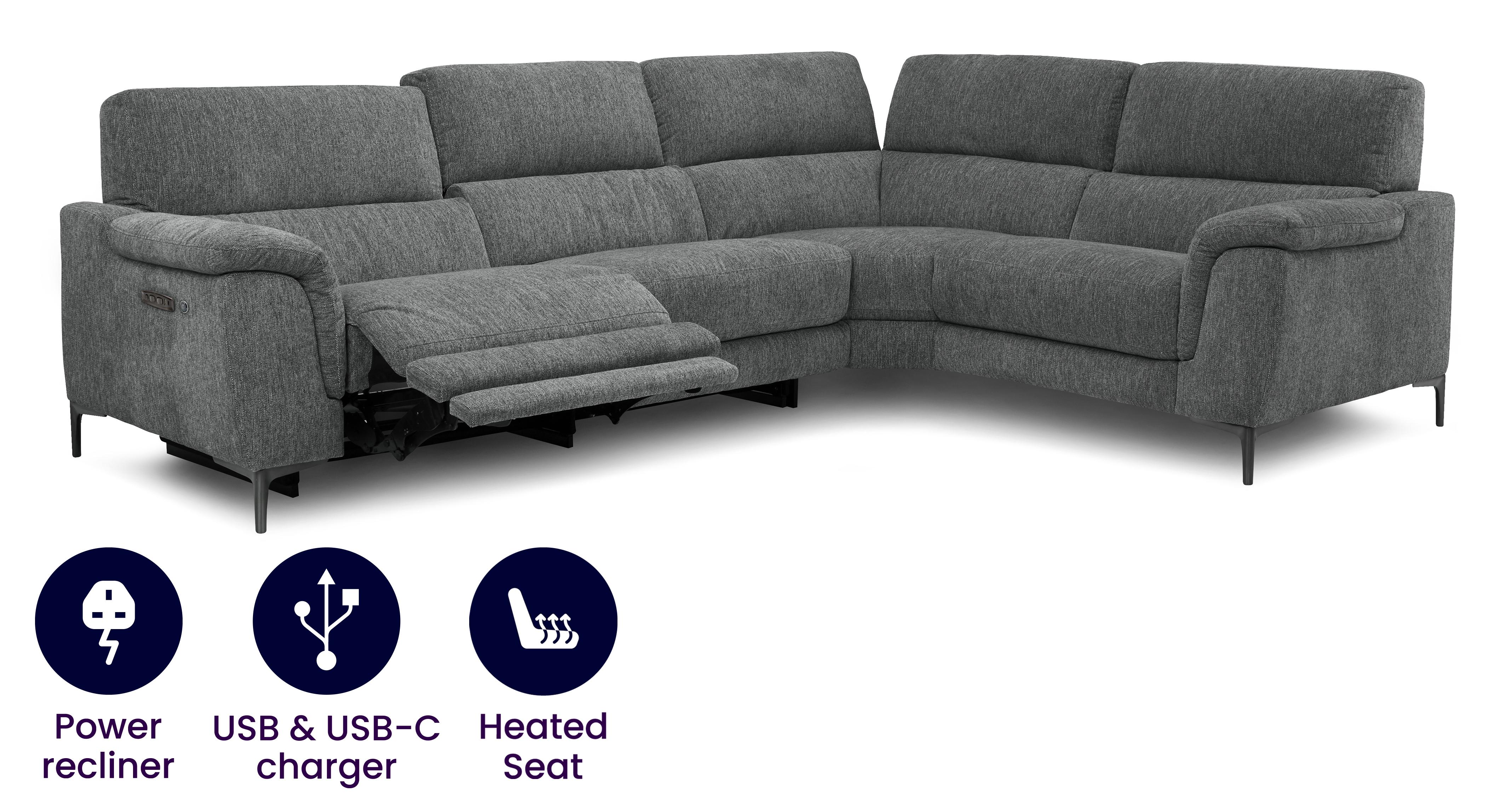 Soren Option O Left Hand Facing Power Heated 2 Piece 2 Corner 1 | DFS