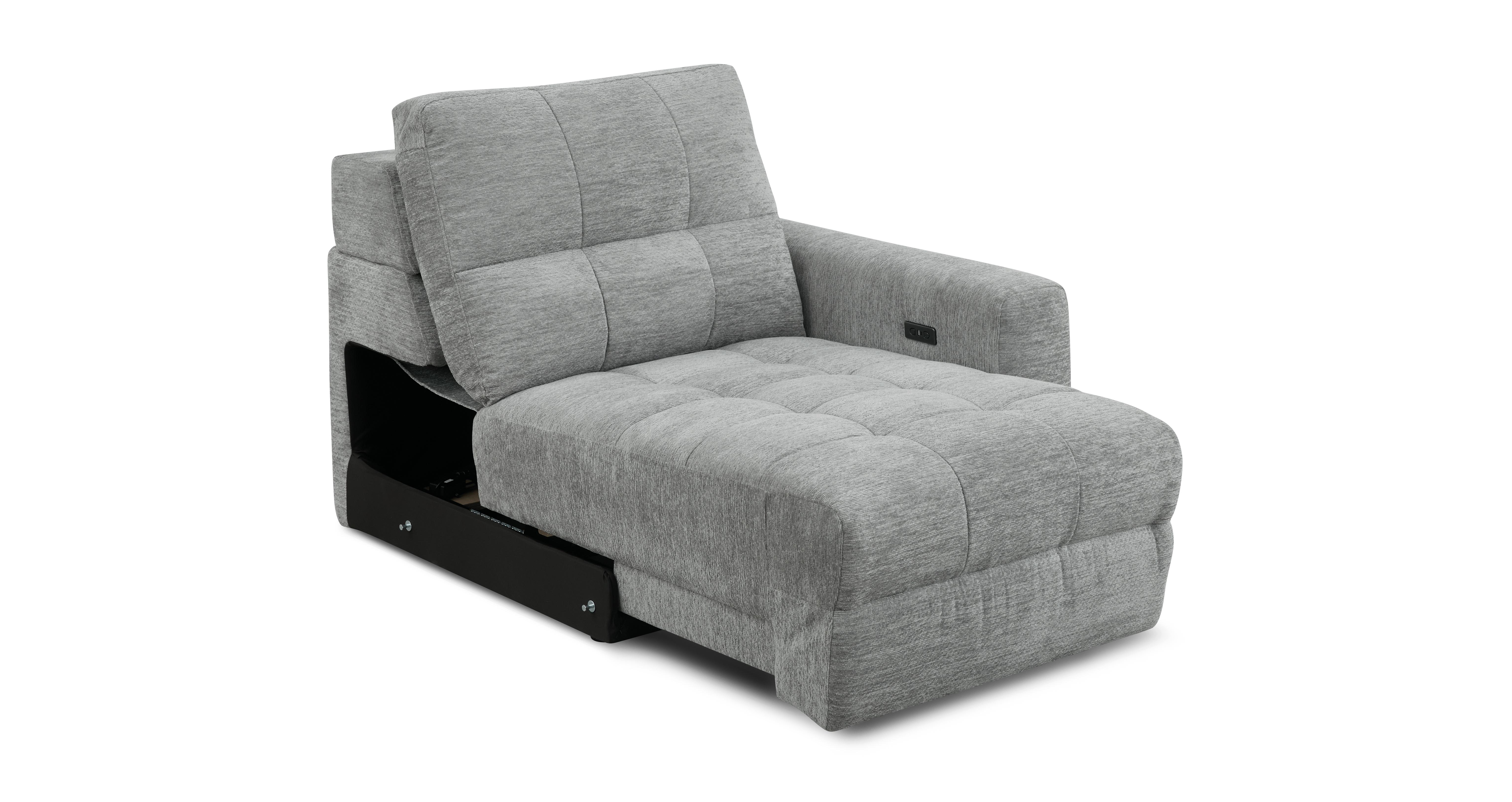 Steller Right Hand Facing Arm Power Chaise Unit | DFS