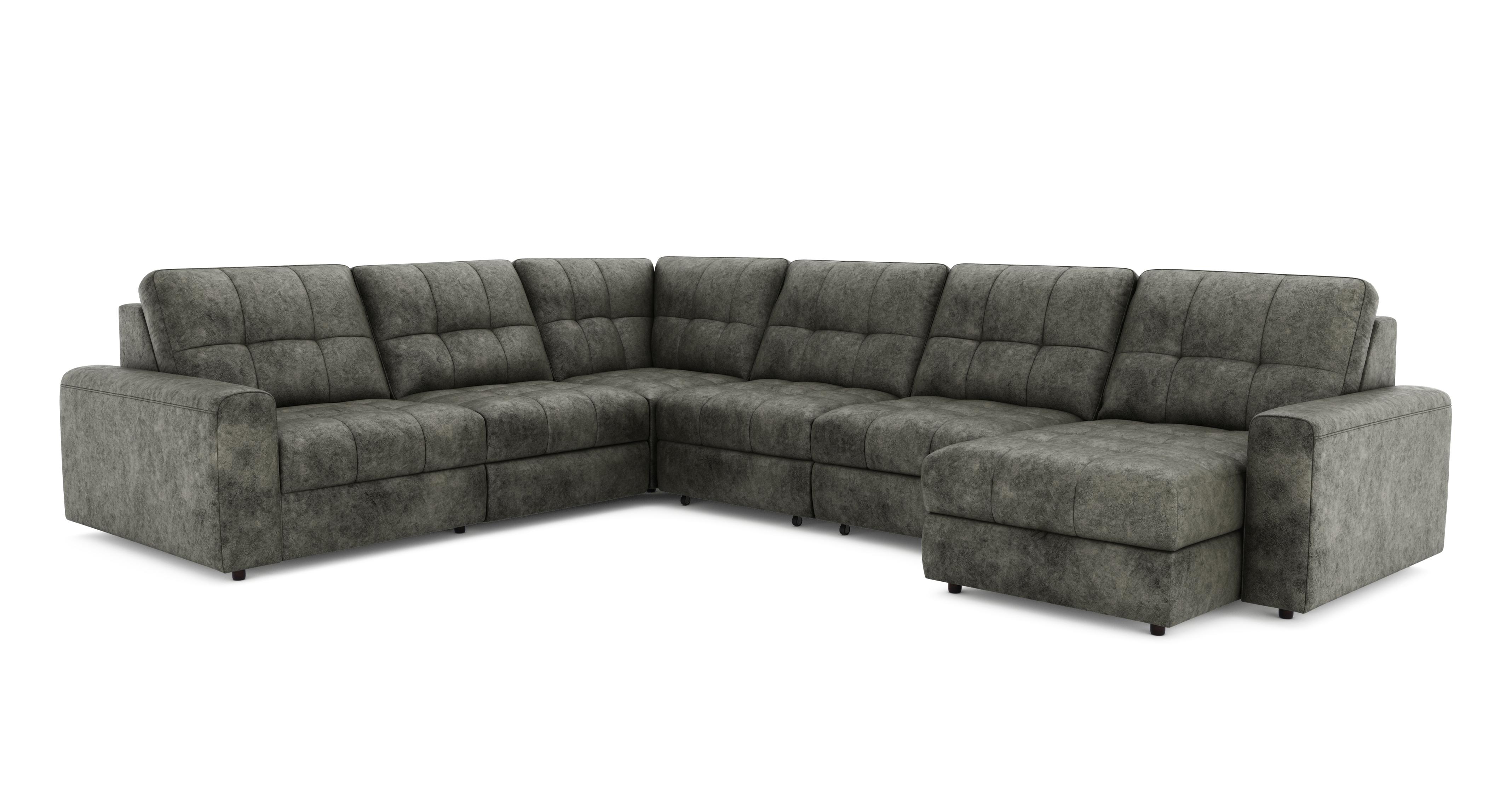 Steller Left Hand Facing 2 Corner 3 Power Chaise | DFS