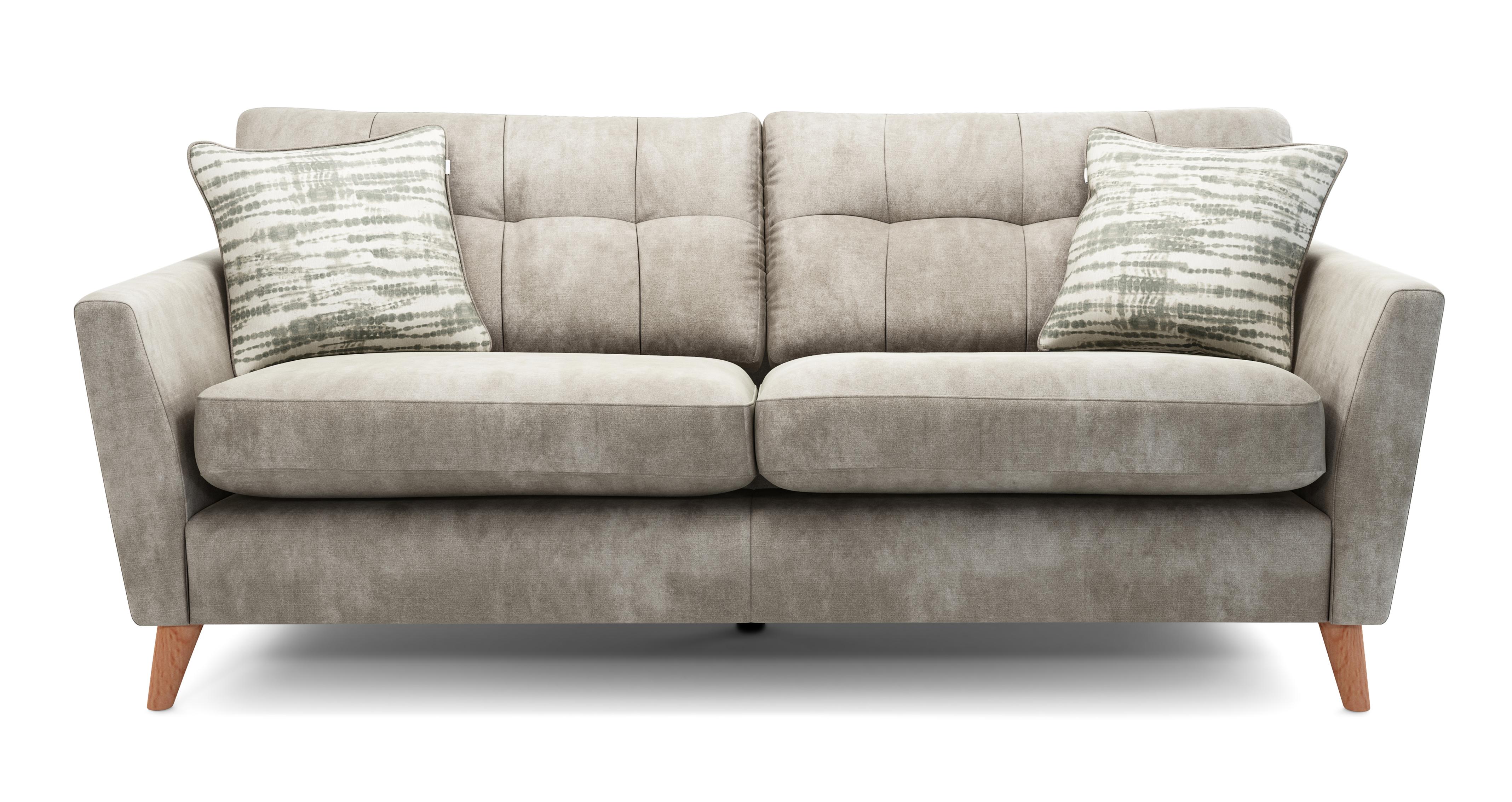 Studio Velvet 3 Seater Sofa | DFS