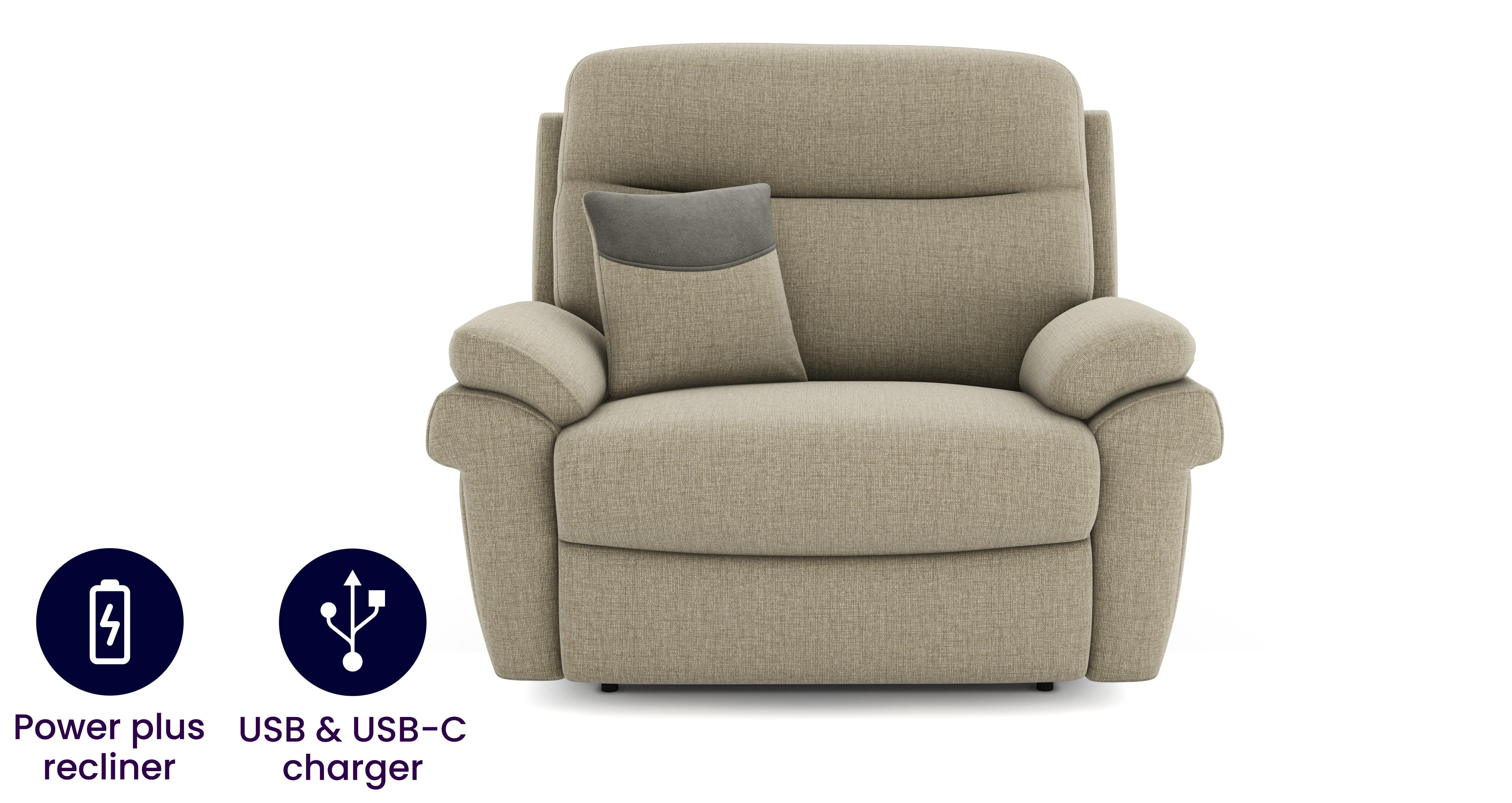Tamla Power Plus Cuddler Recliner | DFS