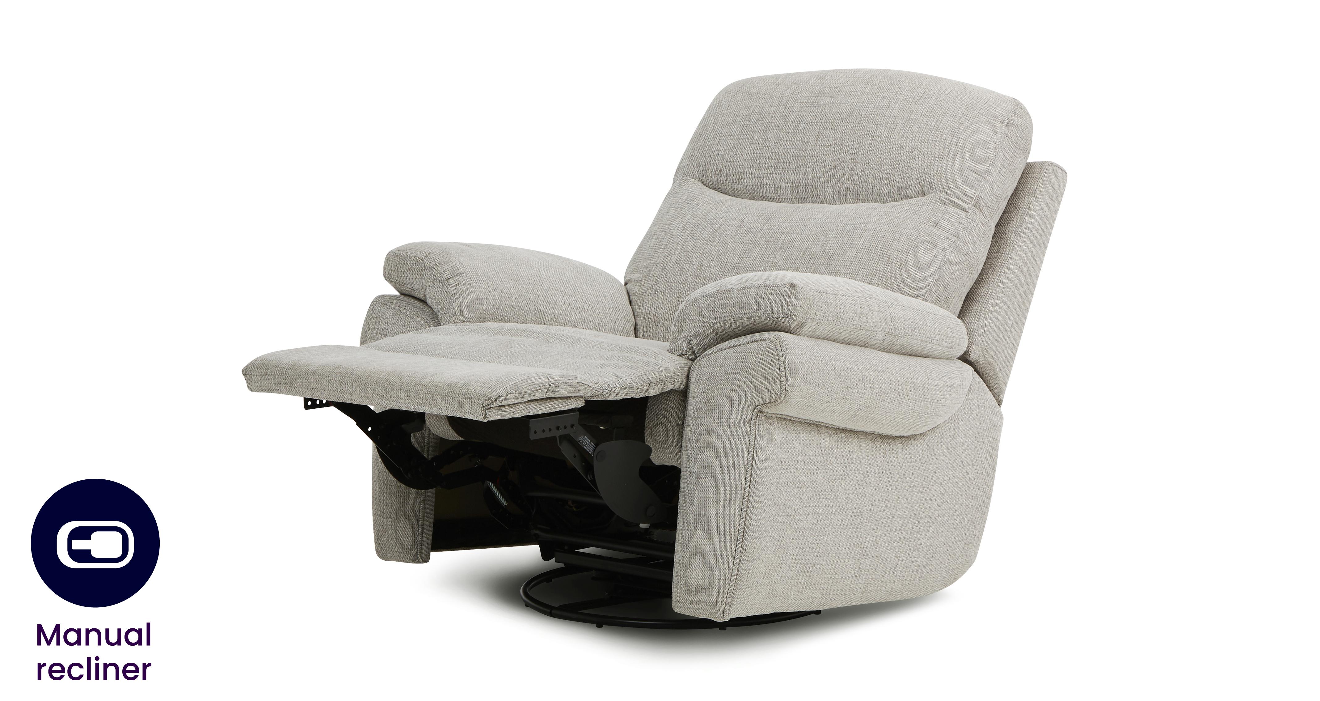 Tamla Swivel Manual Recliner Chair | DFS