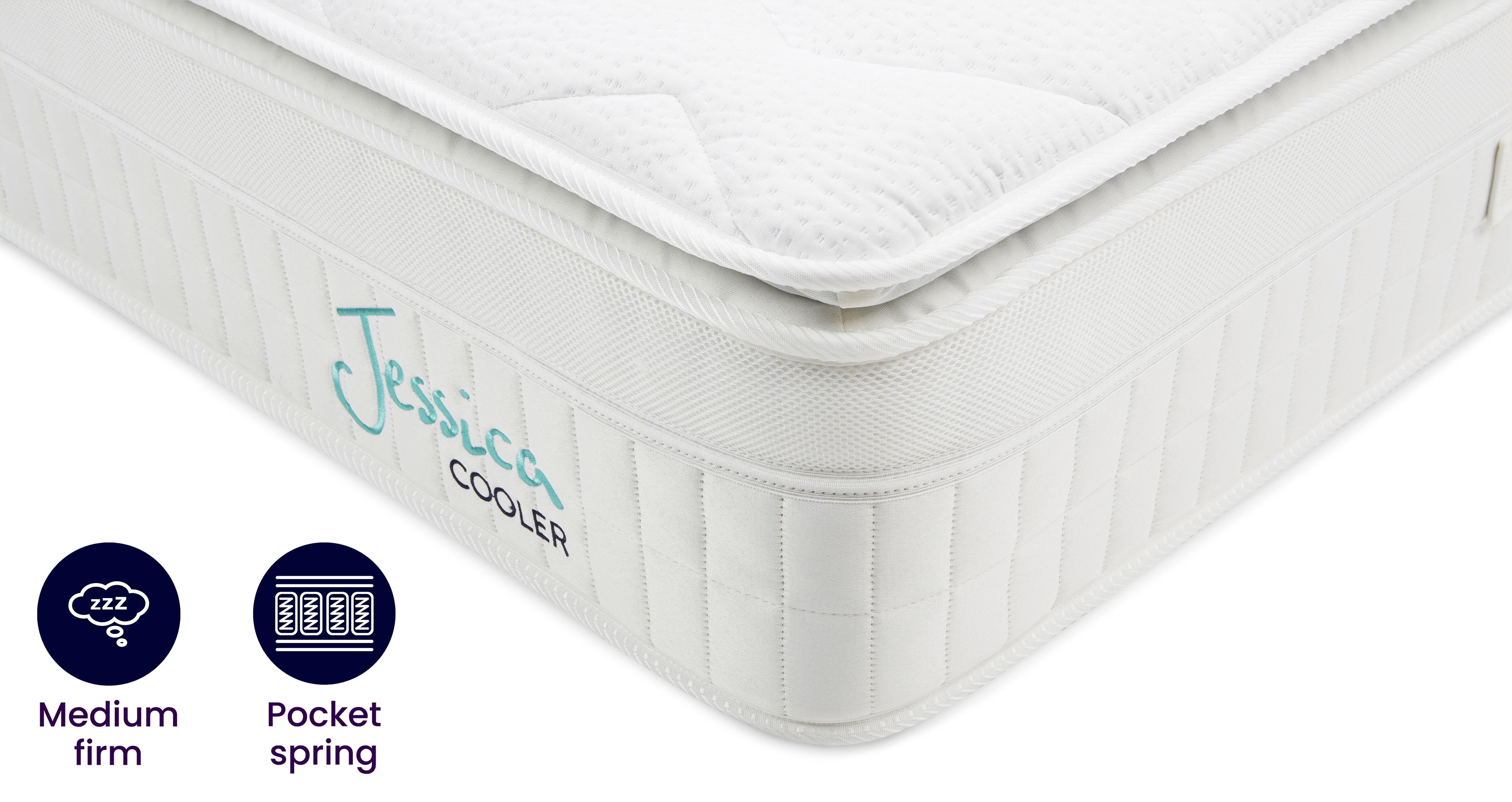 The Jessica Cooler 1800 Pocket Mattress Double 4 Ft 6 Mattress | DFS