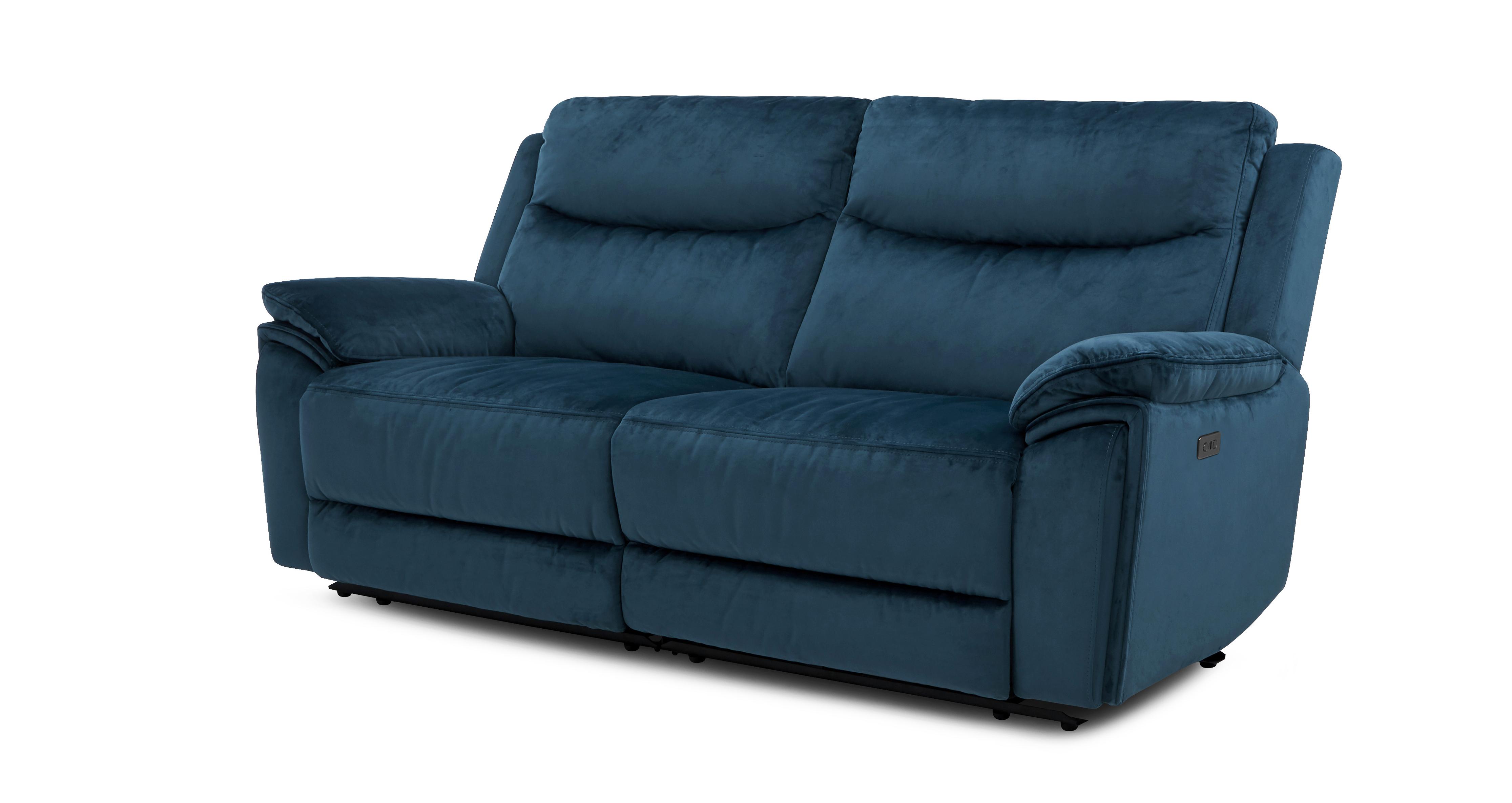 Trek Velvet 3 Seater Power Recliner | DFS