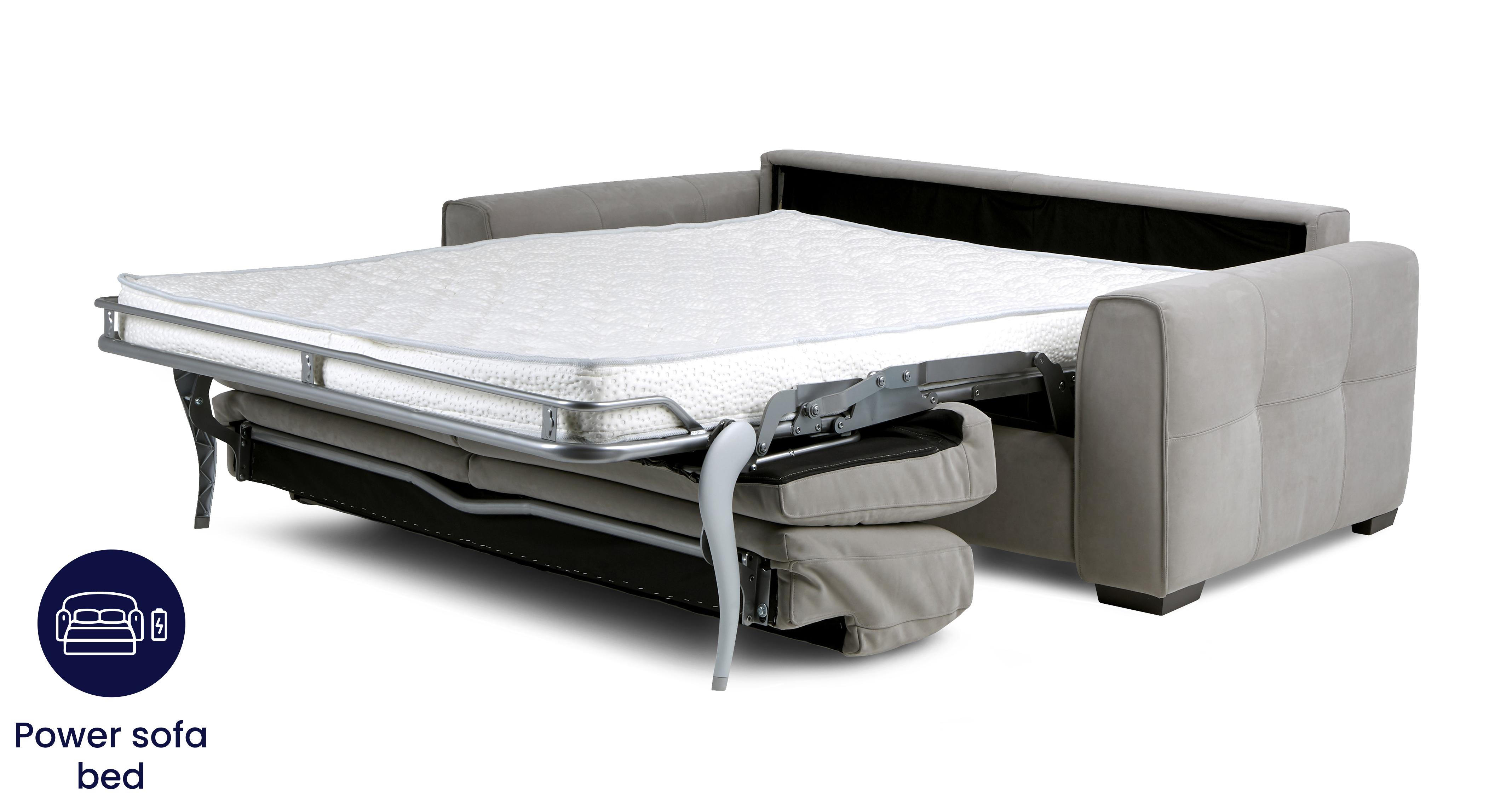 Vida Velvet 3 Seater Power Sofa Bed | DFS