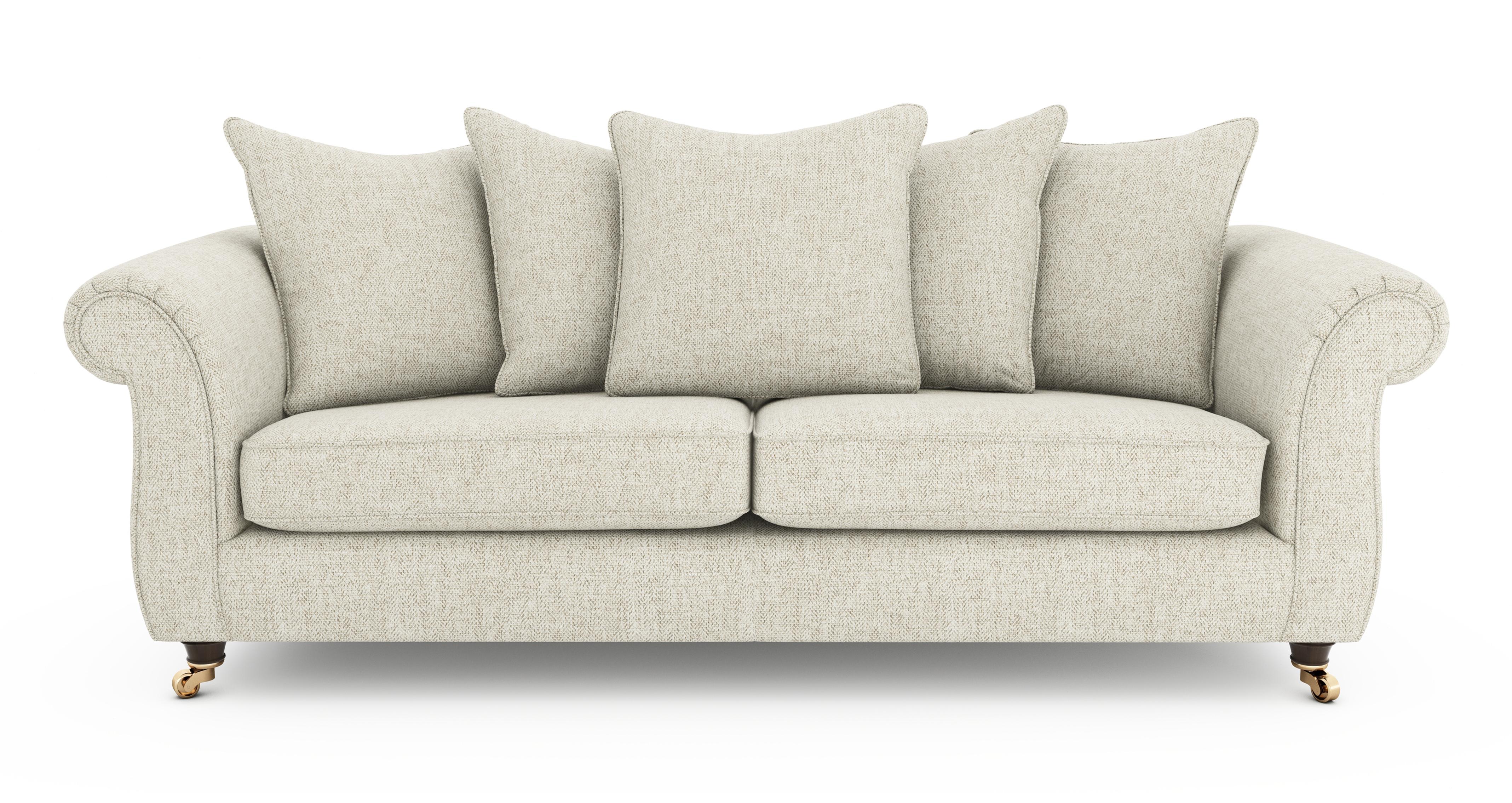 Wimborne Plain Pillow Back 4 Seater Sofa | DFS