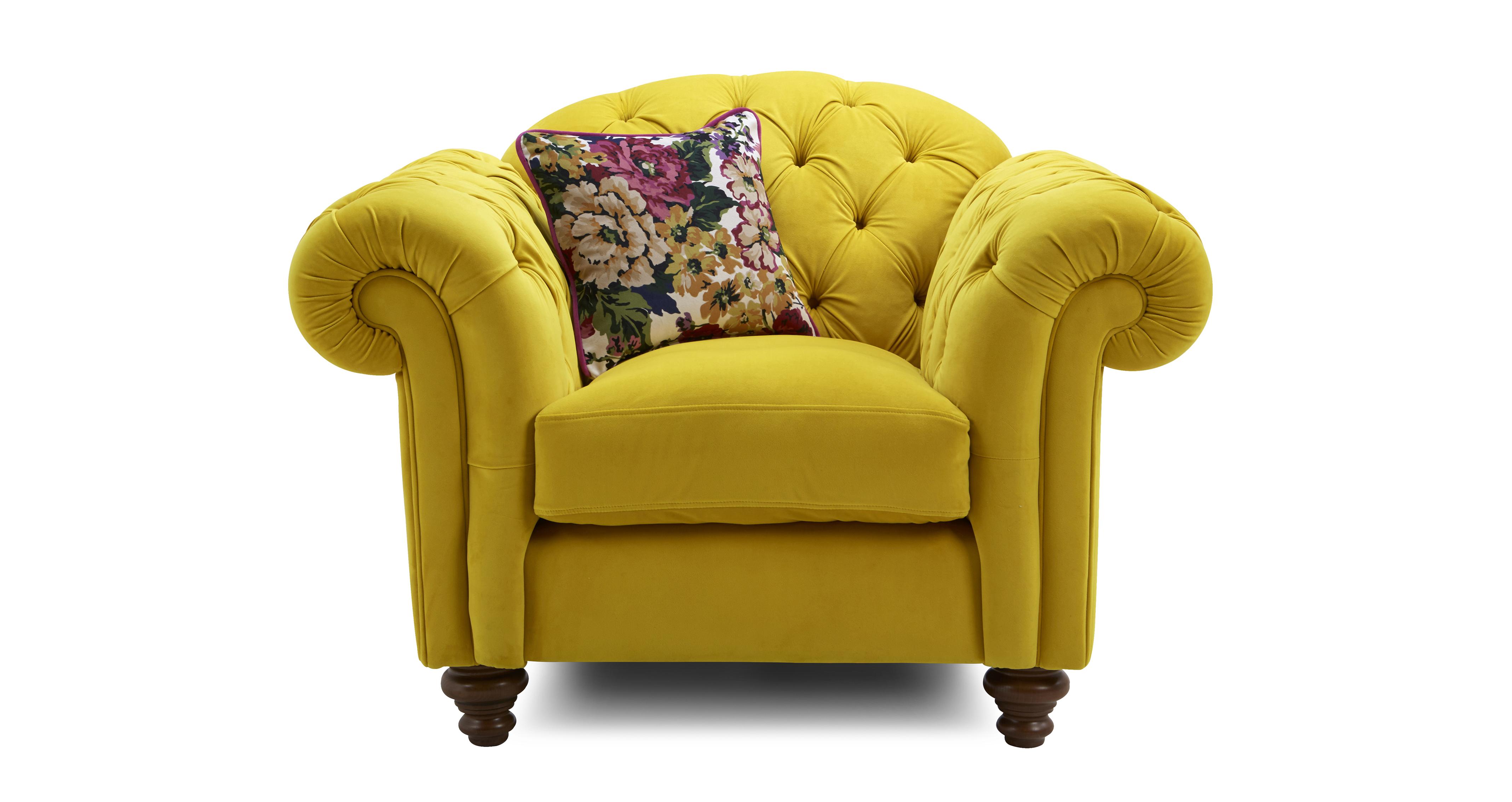 Windsor Velvet Armchair | DFS