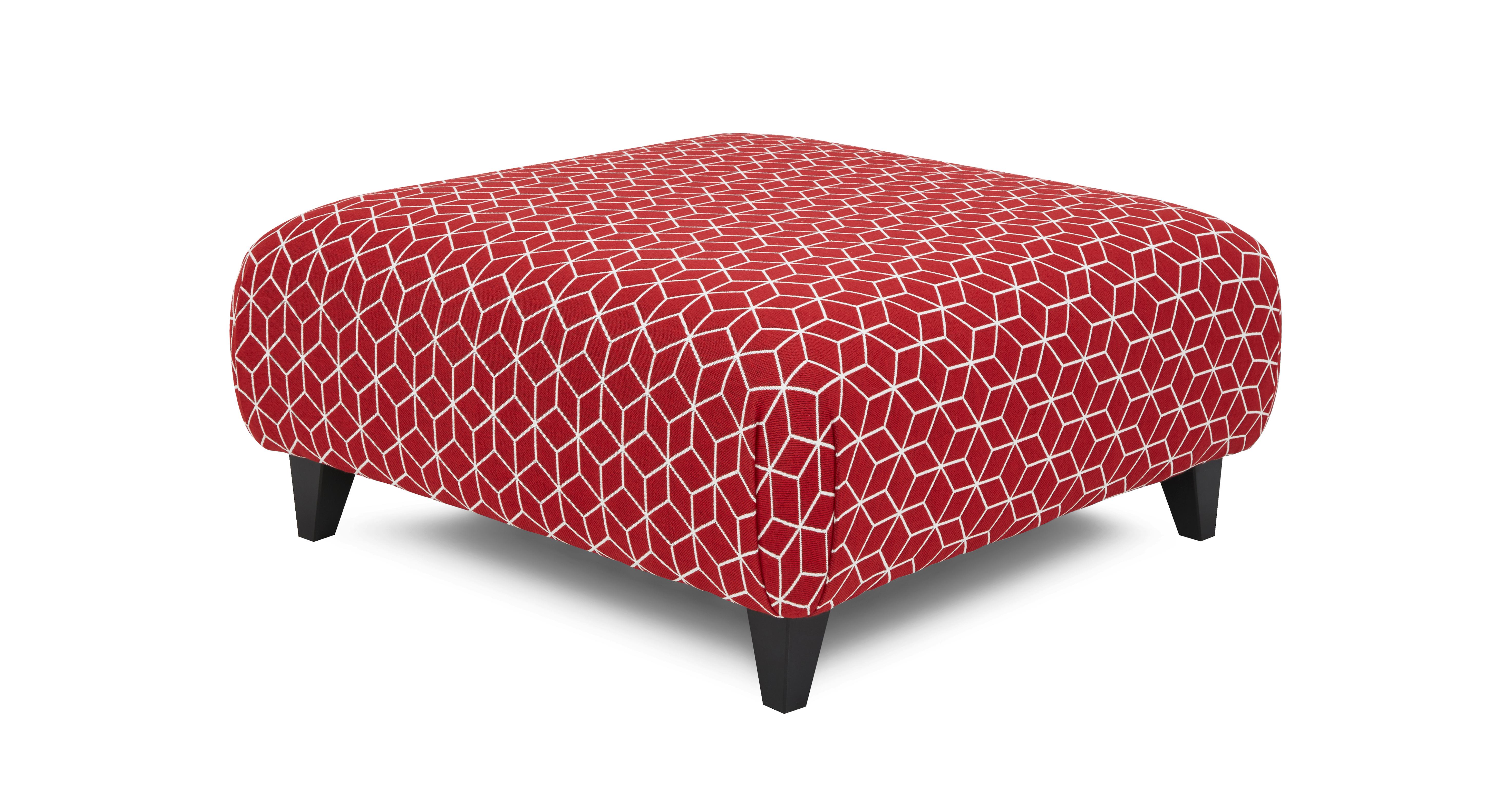 Winson Pattern Large Footstool | DFS