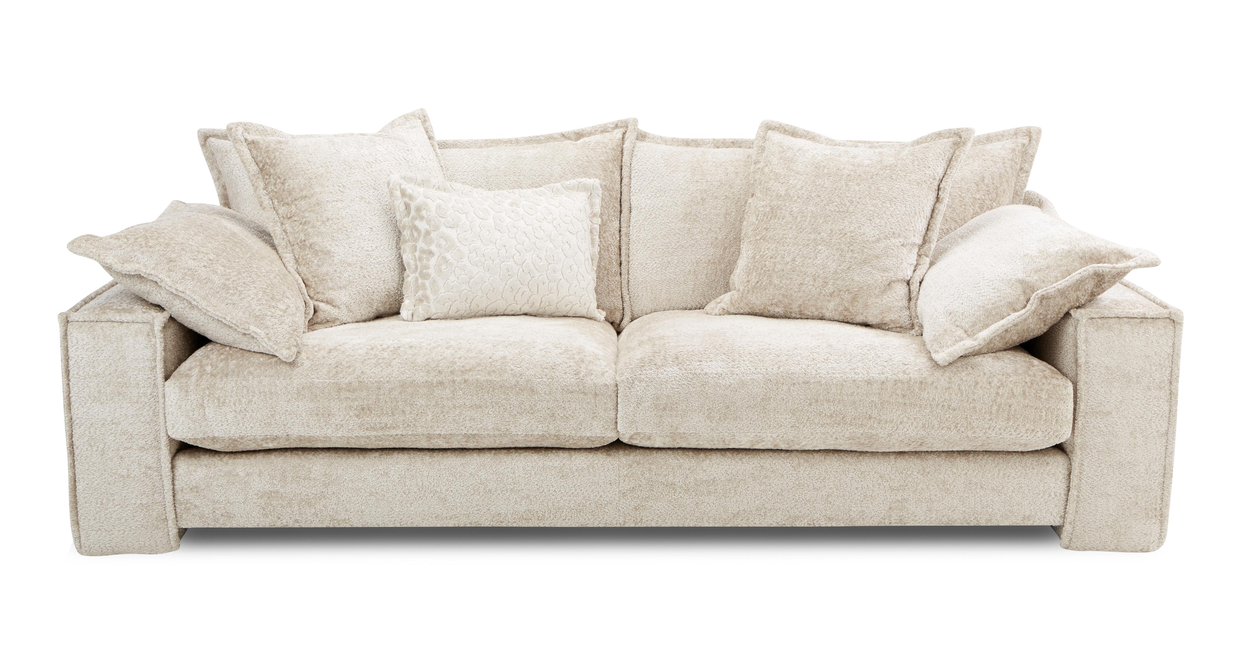 Zanetta Velvet 4 Seater Sofa | DFS