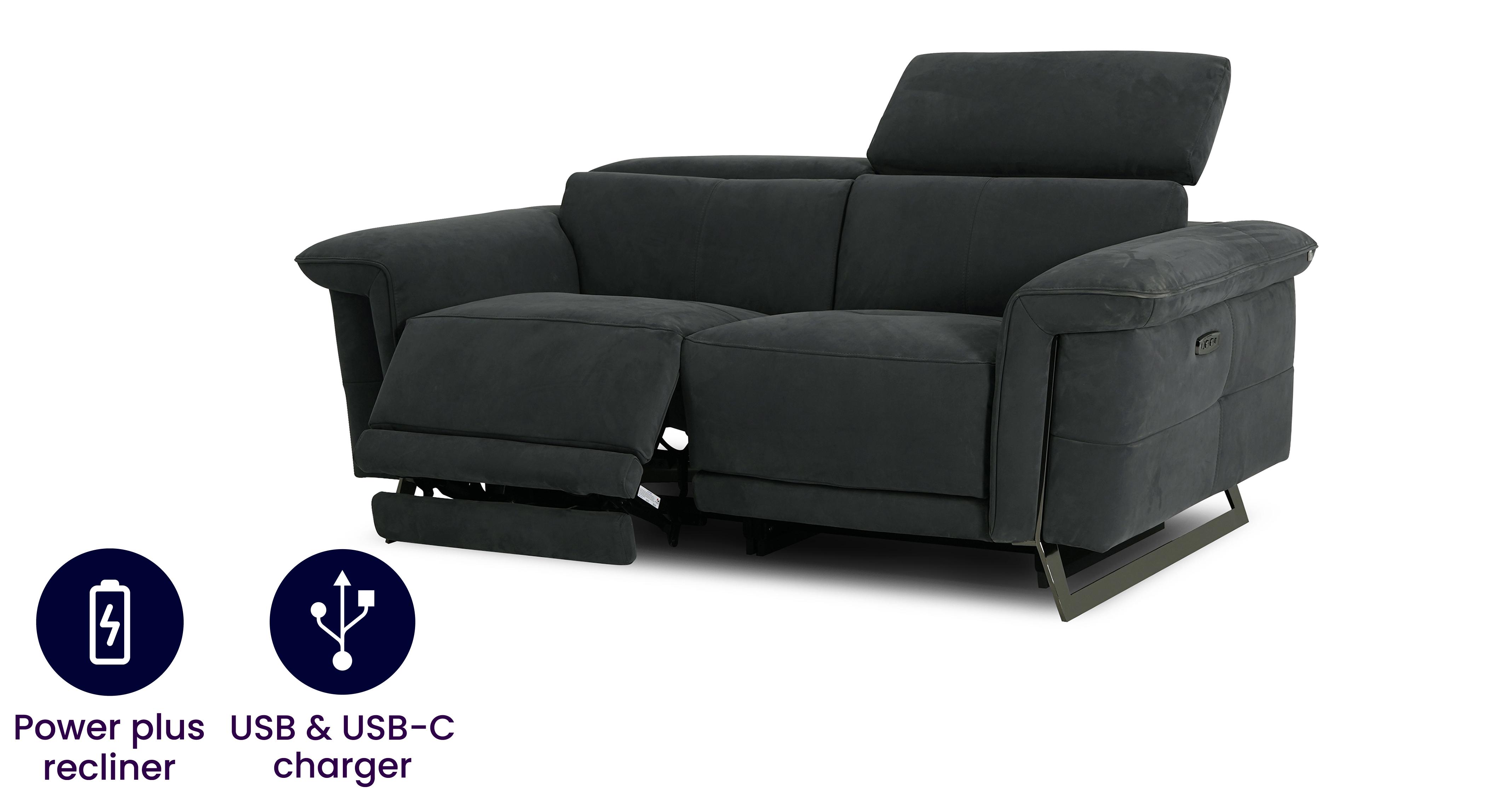 Zella 2 Seat Power Plus Recliner | DFS