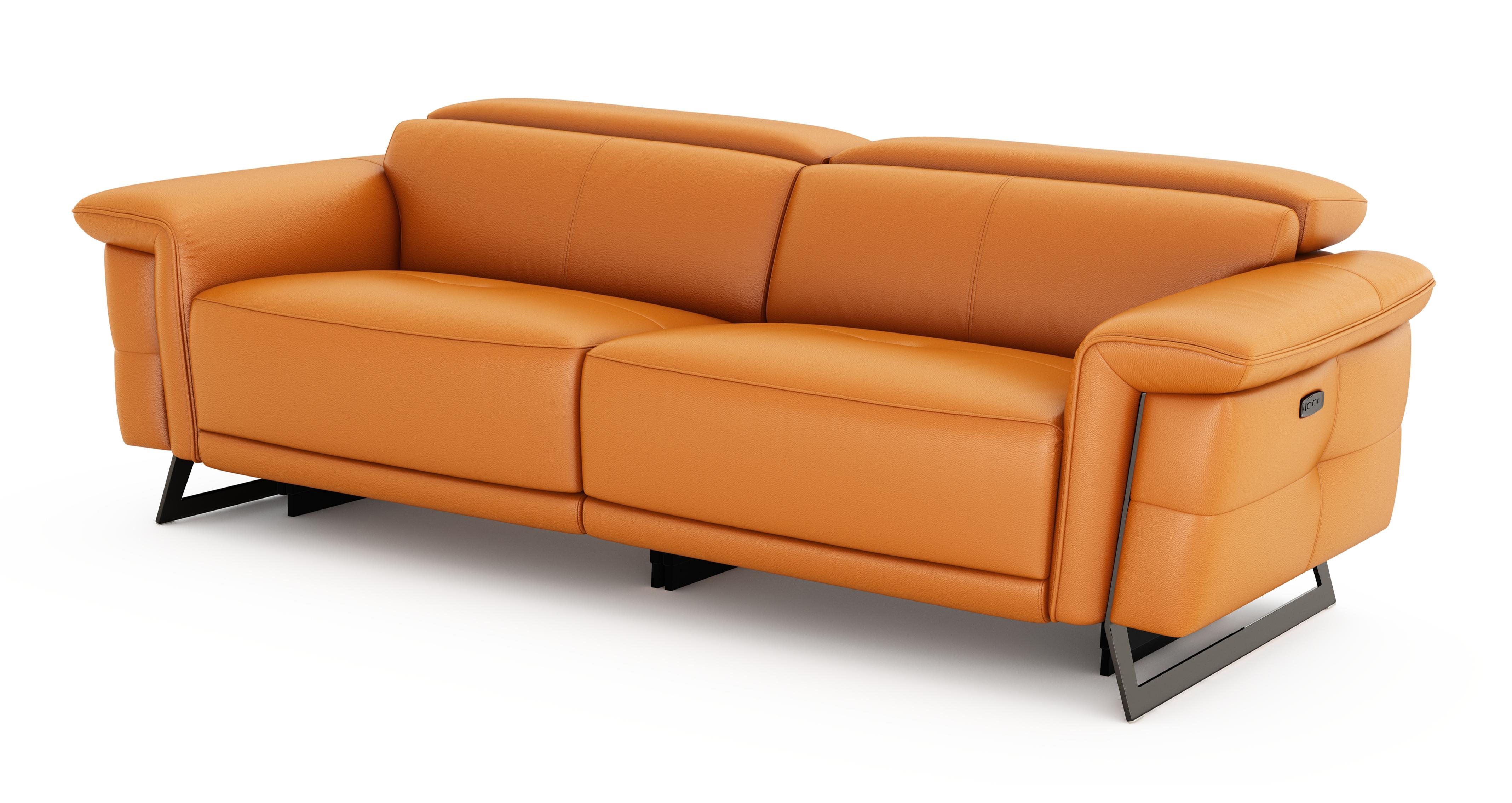 Zella Leather 3 Seat Power Plus Recliner | DFS