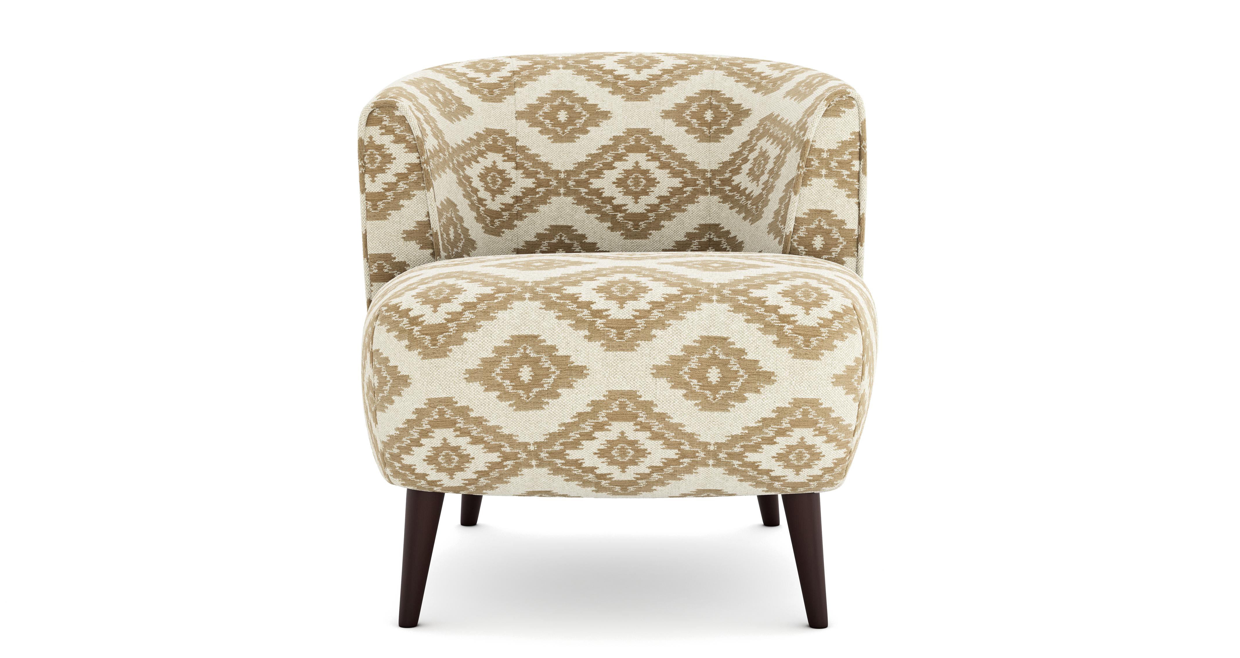 Zinc Diamond Tub Chair | DFS